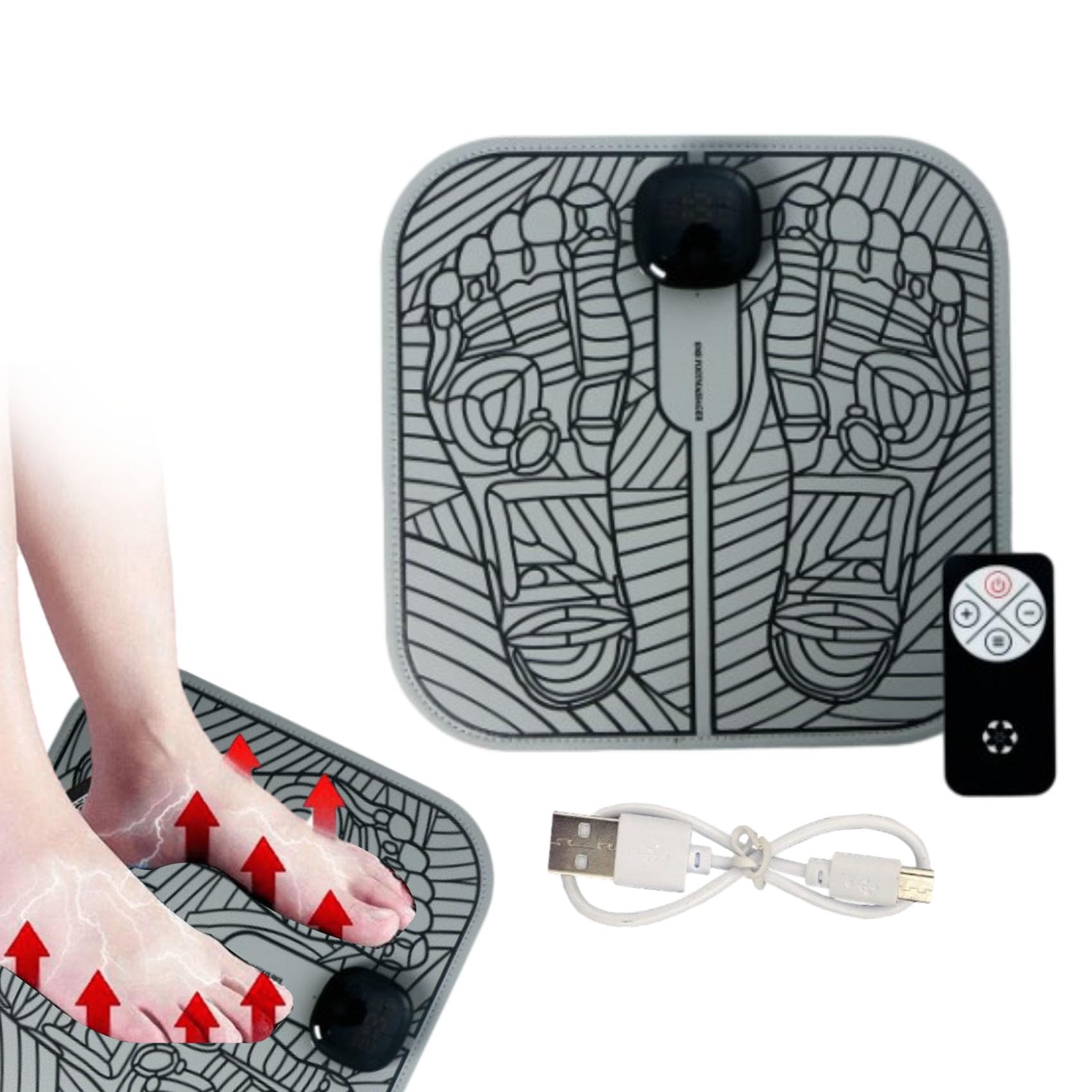 Therafoot Pro, Therafoot Pro Foot Massager, Portable Electric Foot ...