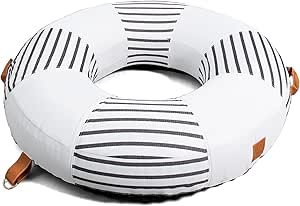 Amazon.com: Big Joe Lux Ring Premium Inflatable Pool Float, Black and ...