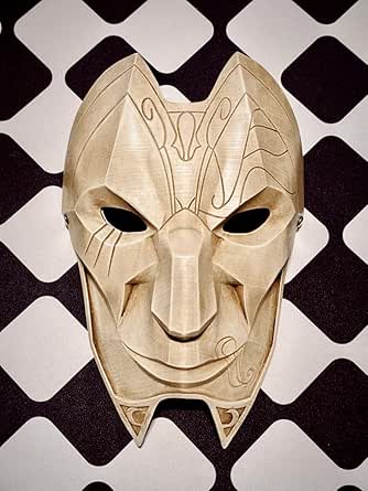 Amazon.com: CKHOF cosplay Khada Jhin mask : Clothing, Shoes & Jewelry