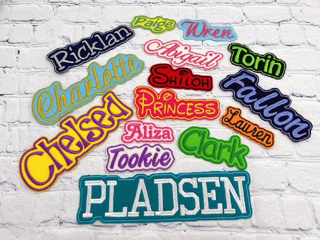 Amazon.com: Cilora Custom Embroidered Name Patch for Jacket, Hat, Back ...