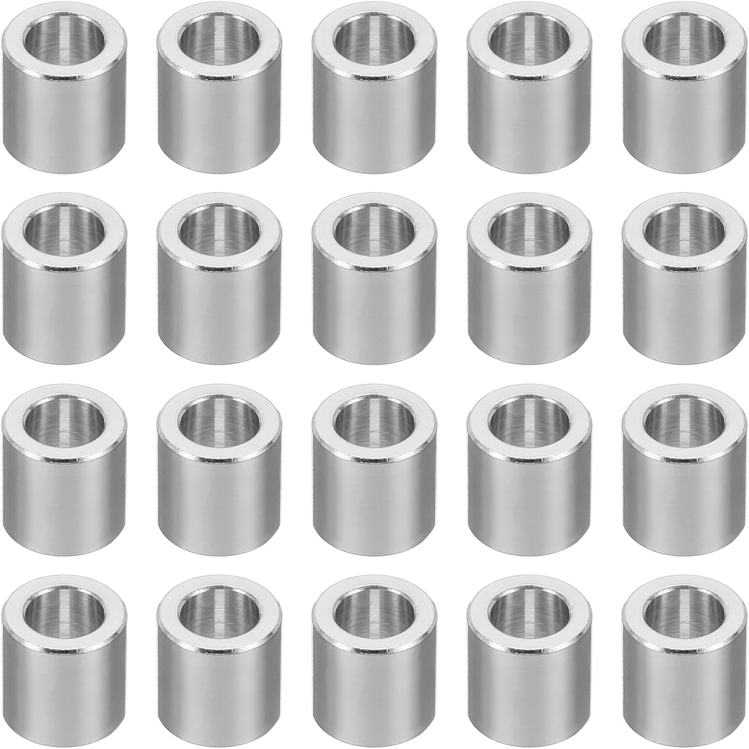 Amazon.com: PATIKIL M6 Aluminum Spacers, 10 Pcs Metal Spacer Aluminum ...