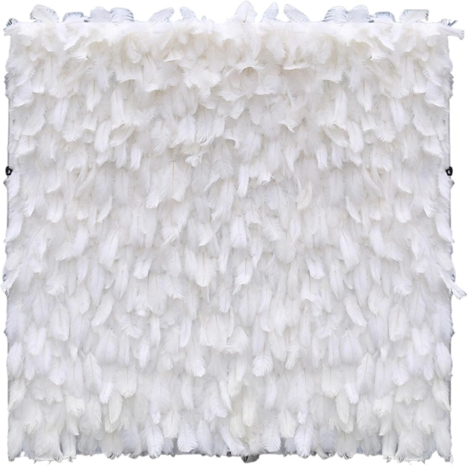 Amazon.com: Feather Wall Panels White Feather Fabric, Rolling Up ...