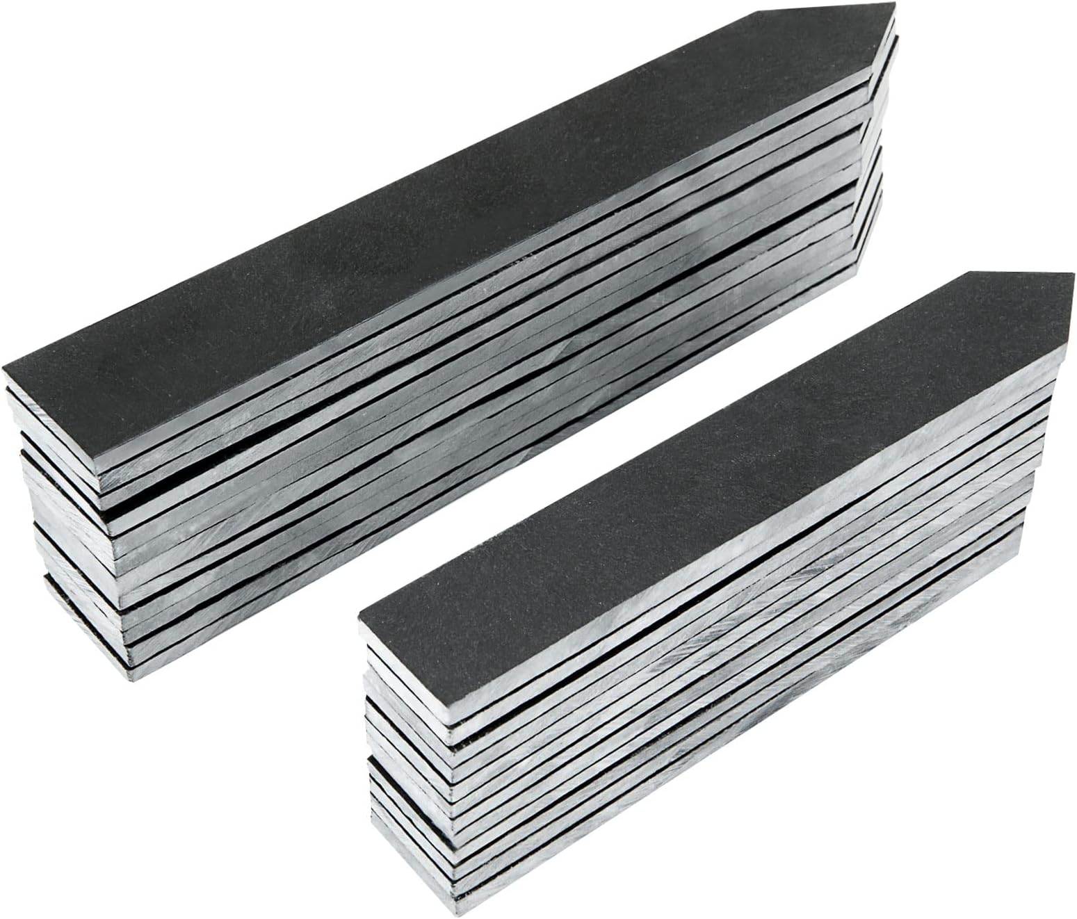 MIVIDE 20PCS Slate Garden Labels, Slate Plant Labels, Black Slate ...