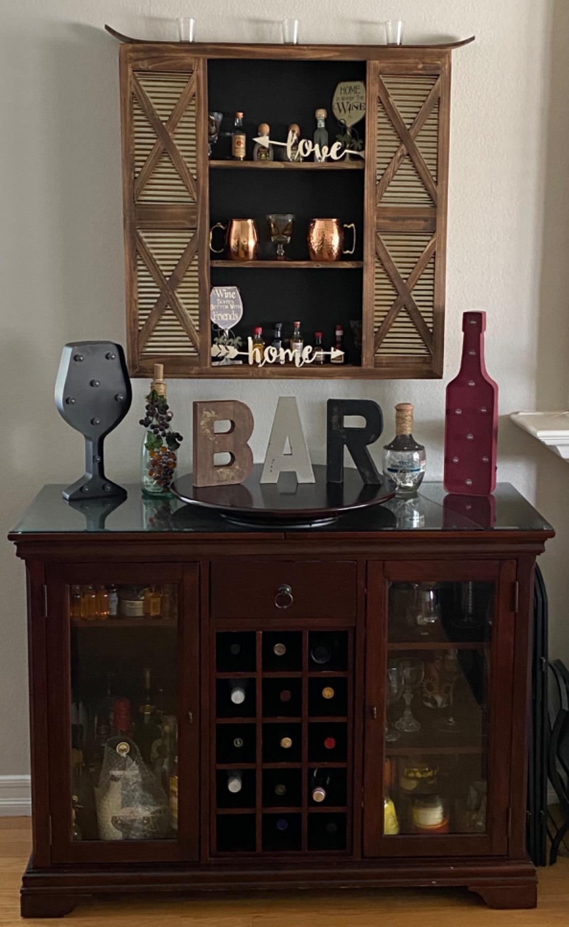 Amazon.com: Autumn Alley Farmhouse Wall Shelf Storage Cabinet Wall ...