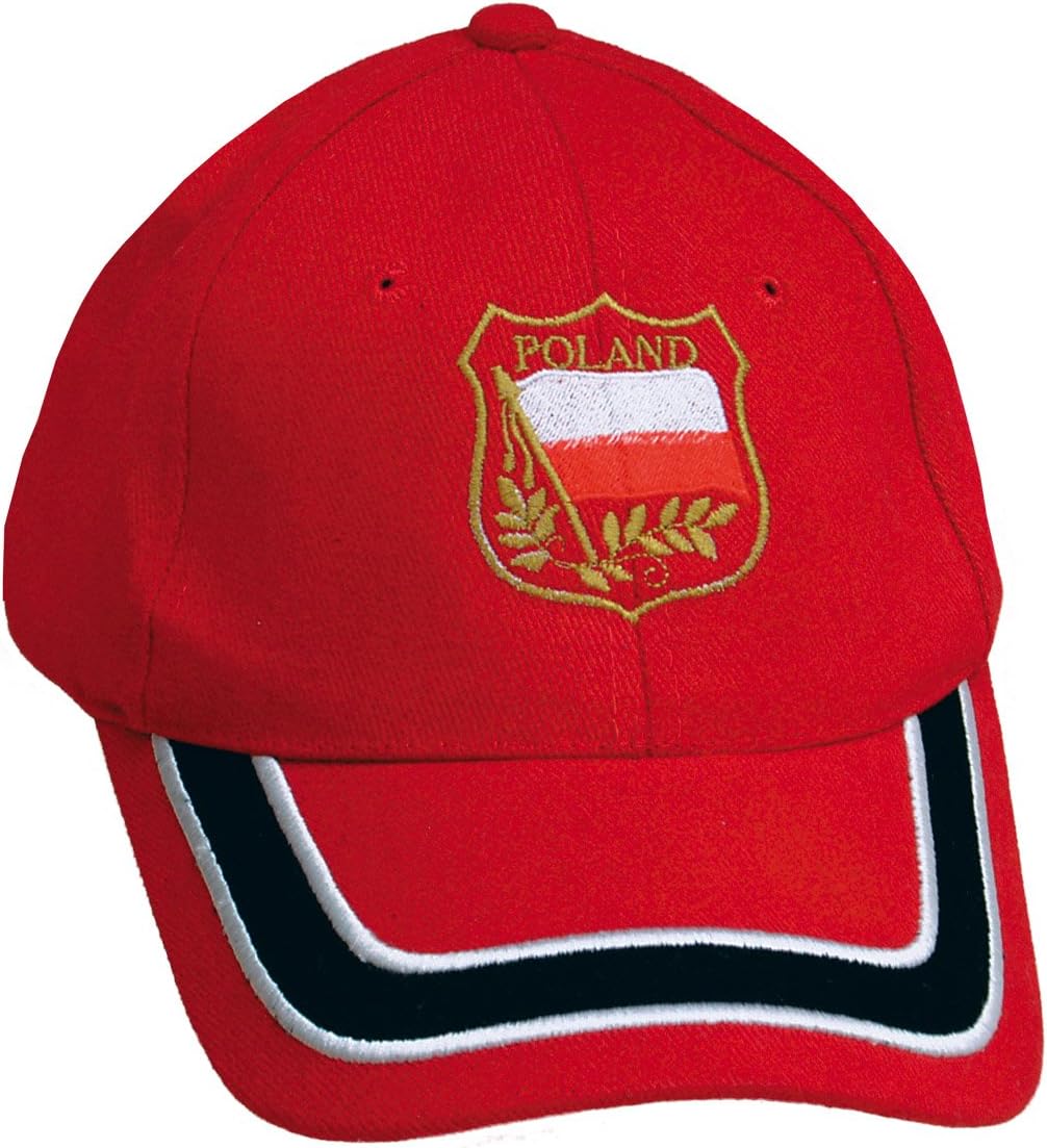 Polish Apparel Polart - Gorra de béisbol roja con bandera de Polonia ...