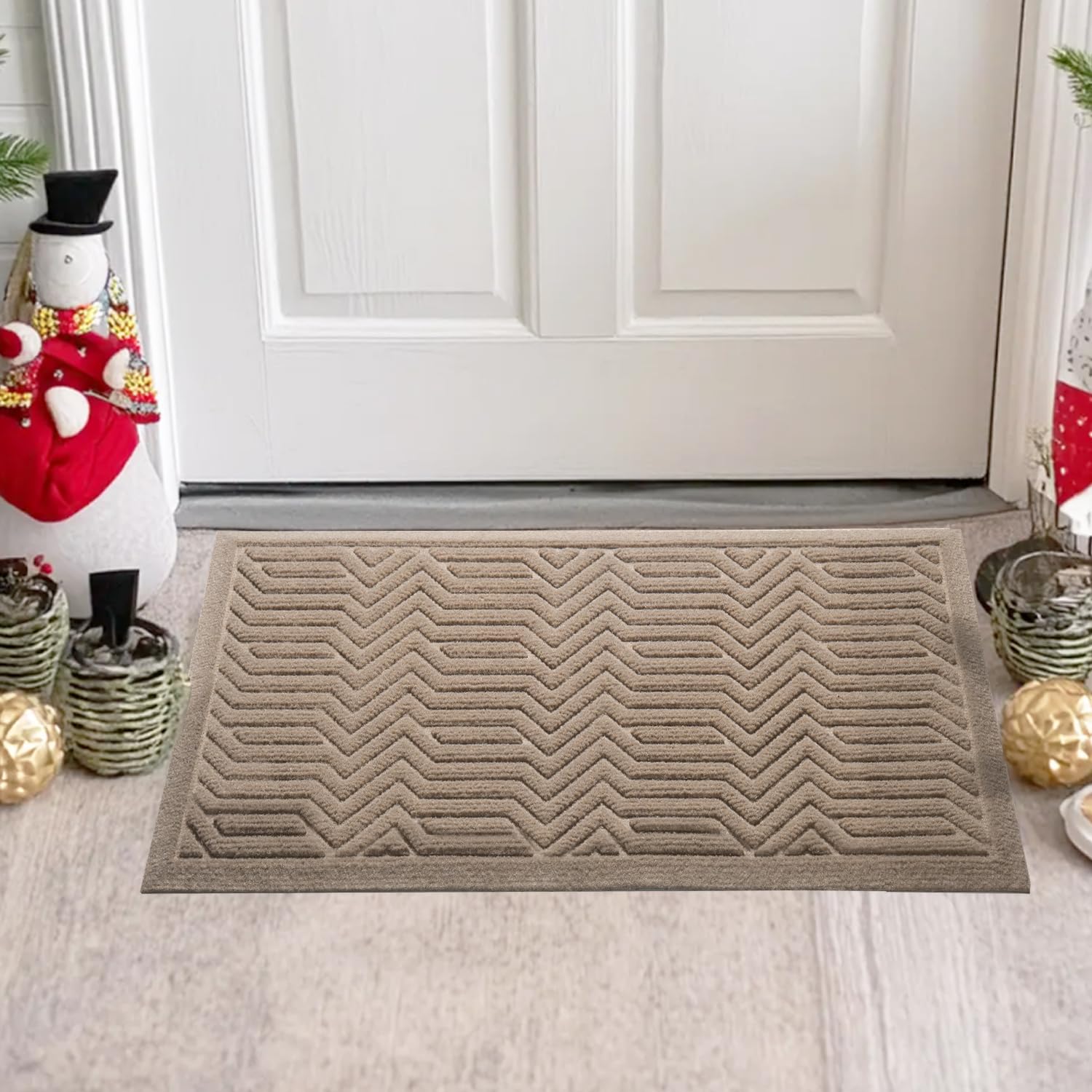 Amazon.com: Door Mat Indoor Entrance, Sturdy Front Door Mat Outdoor ...