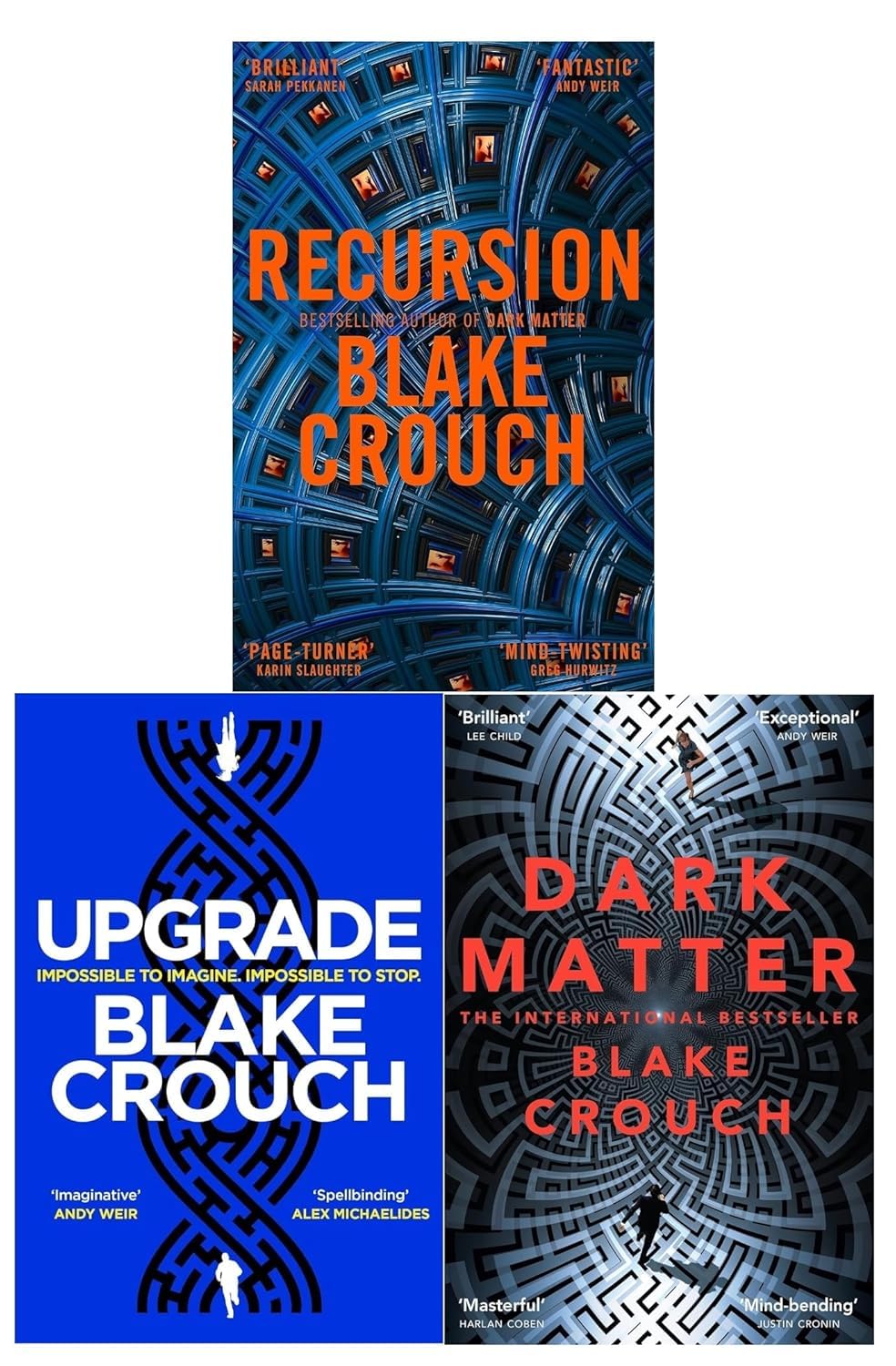 Blake Crouch Collection 3 Books Set (Upgrade, Recursion, Dark Matter): Blake Crouch ...