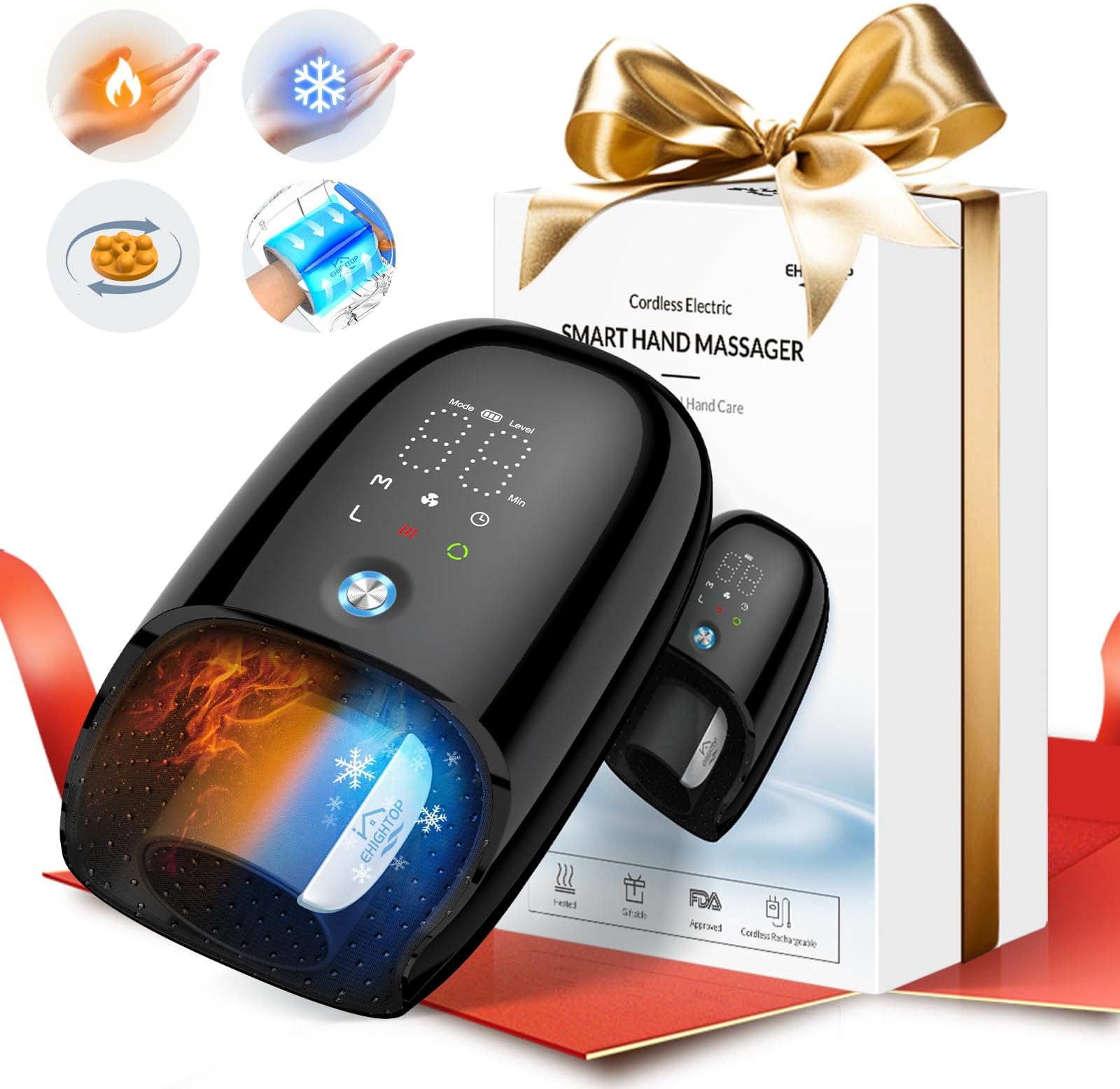 Amazon.com: FSA HSA Eligible Hand Massager with Kneading Rollers ...