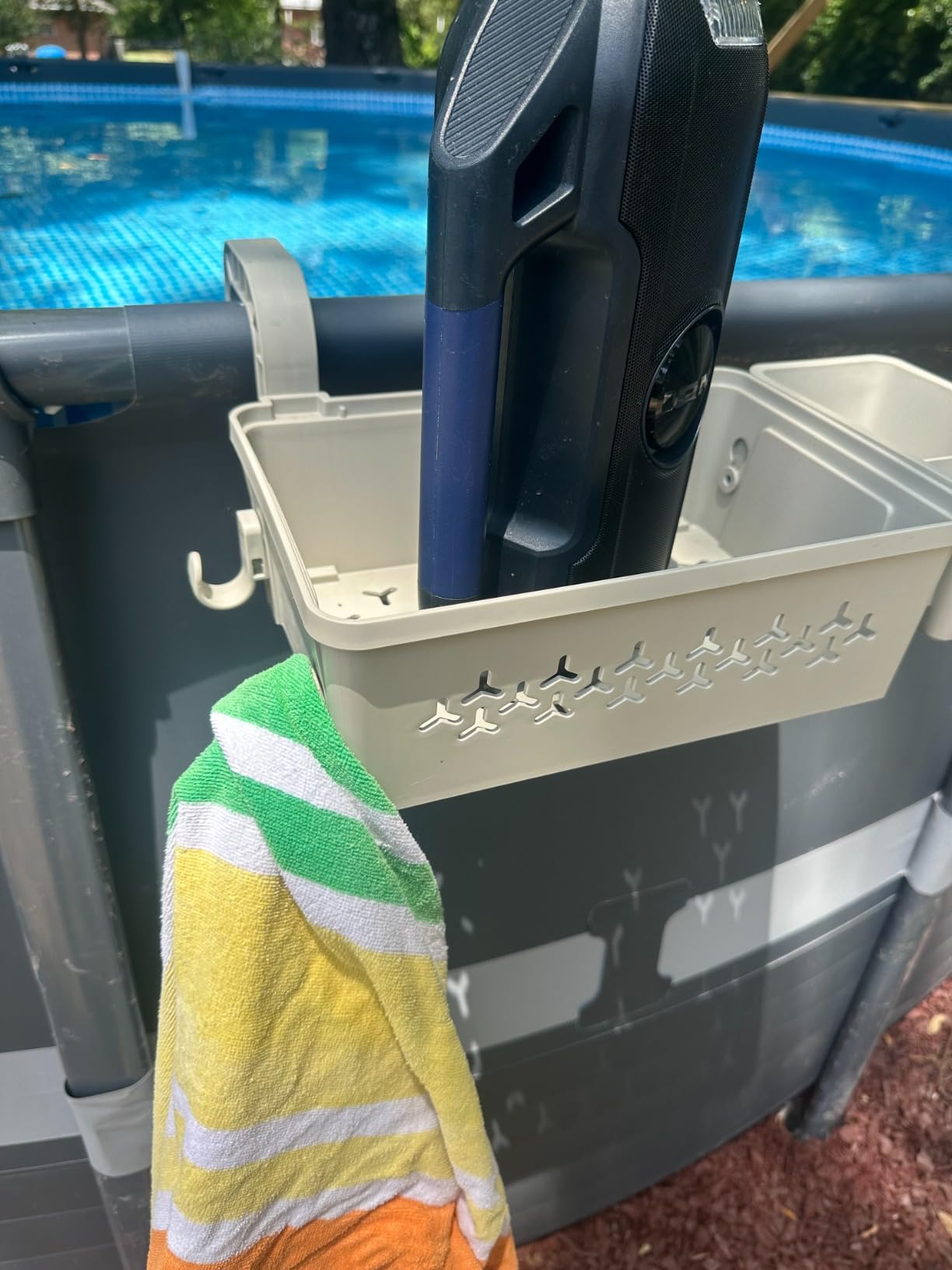 $6/mo - Finance POOLHACKER 2 Sets Poolside Storage Basket, Above Ground ...