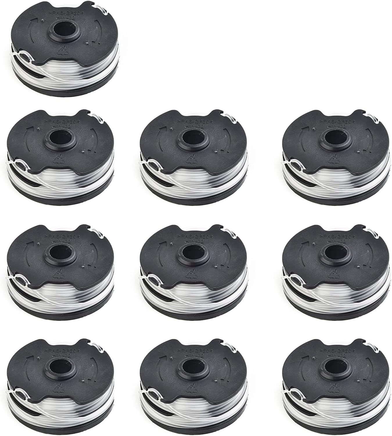 URPIZY 10 PACK Strimmer Spool Replacement For LIDL Parkside Cordless ...