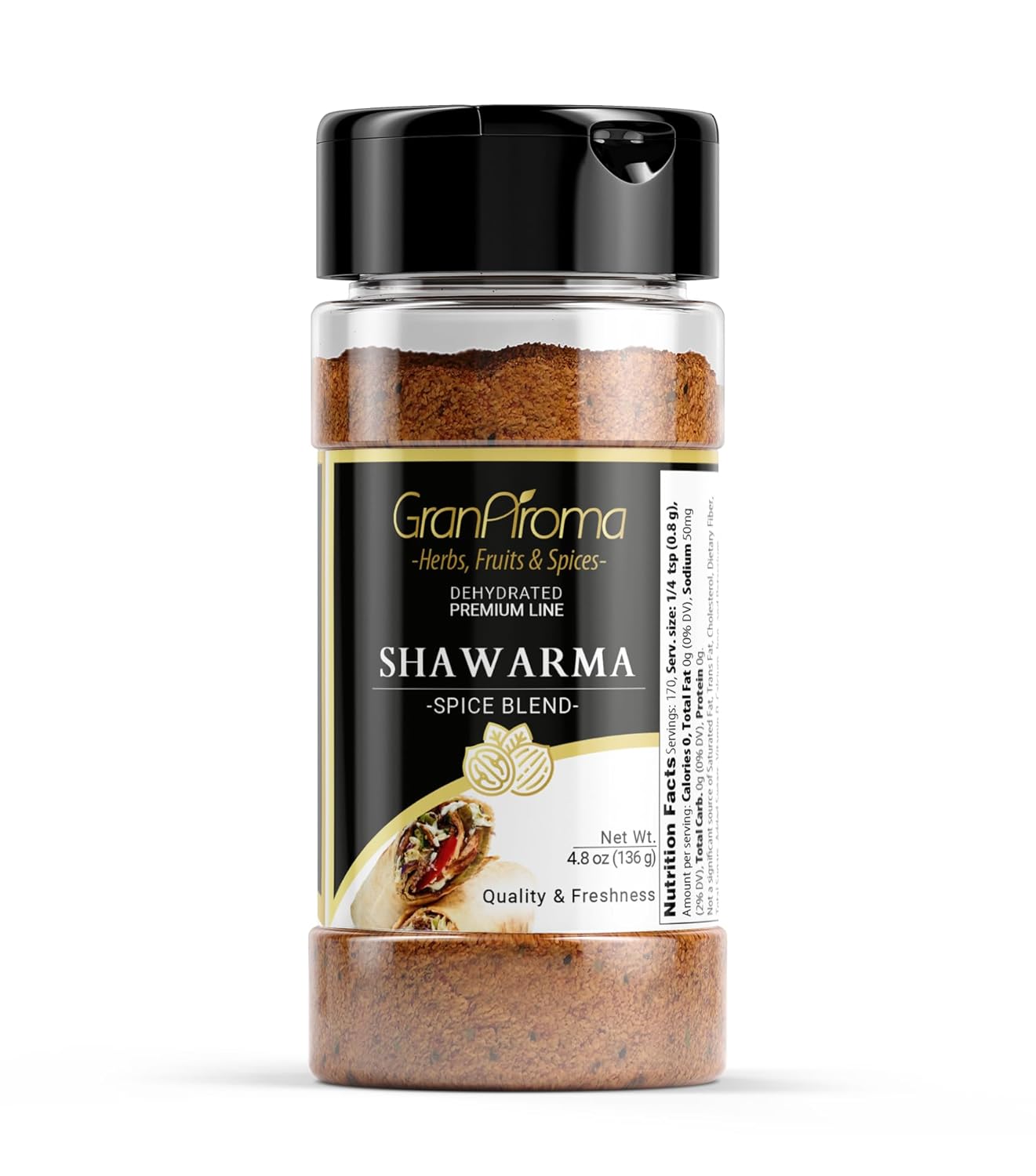Amazon.com : GranAroma Shawarma Spice Blend, Aromatic & Savory, Exotic ...