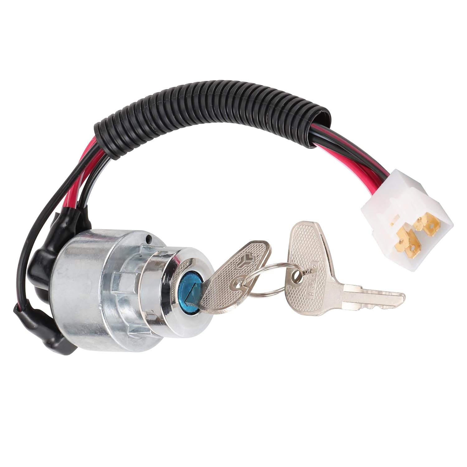 Amazon.com: GOOFIT 4 Wire Ignition Key Switch Replacement for 47cc 49cc ...