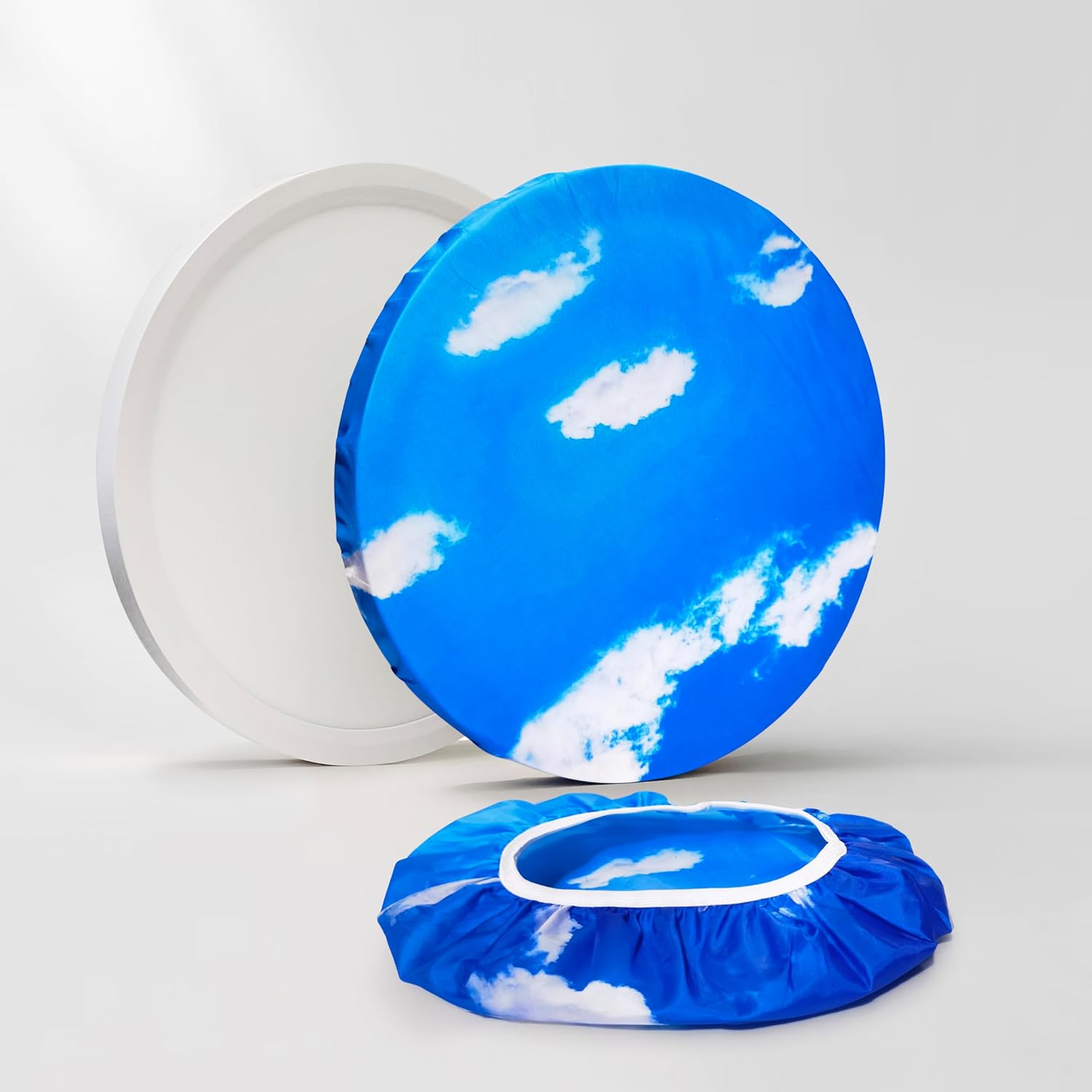 CASAZEN 12" Ceiling Light Cover, 1 Pcs Flush Mount Light Fixture Cover ...