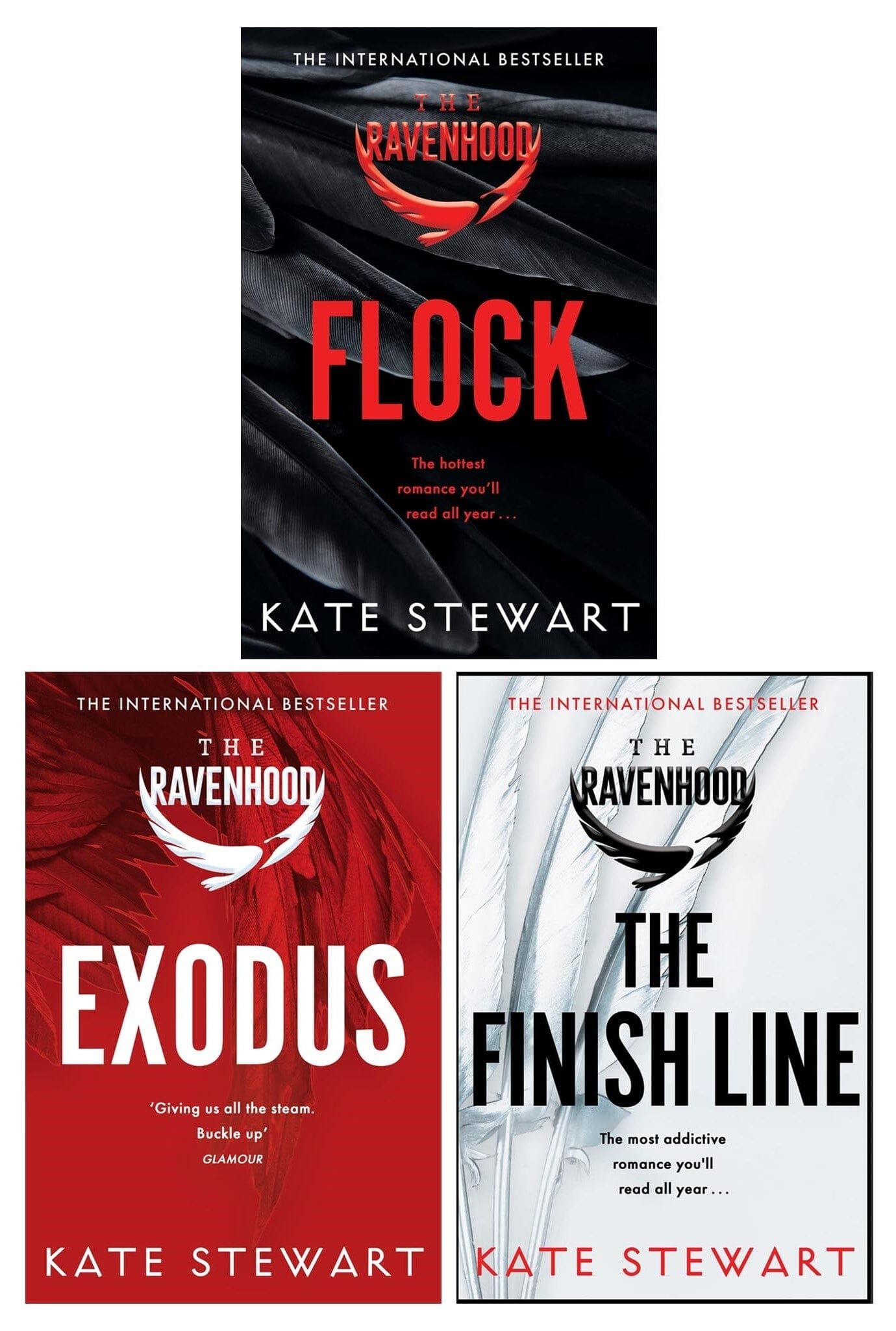 The Ravenhood Flock 3 Books Collection Set By Kate Stewart ( Flock ...