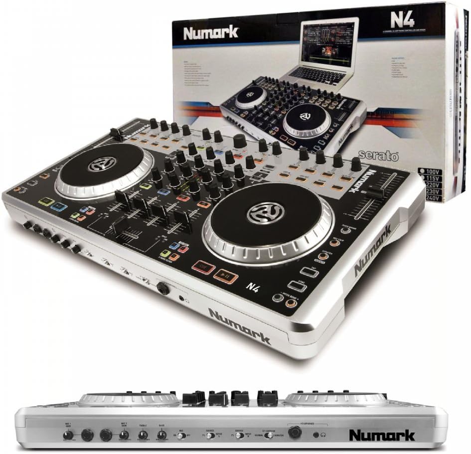 Amazon.com: Numark N4 4-Deck Digital DJ Controller and Mixer : Musical ...
