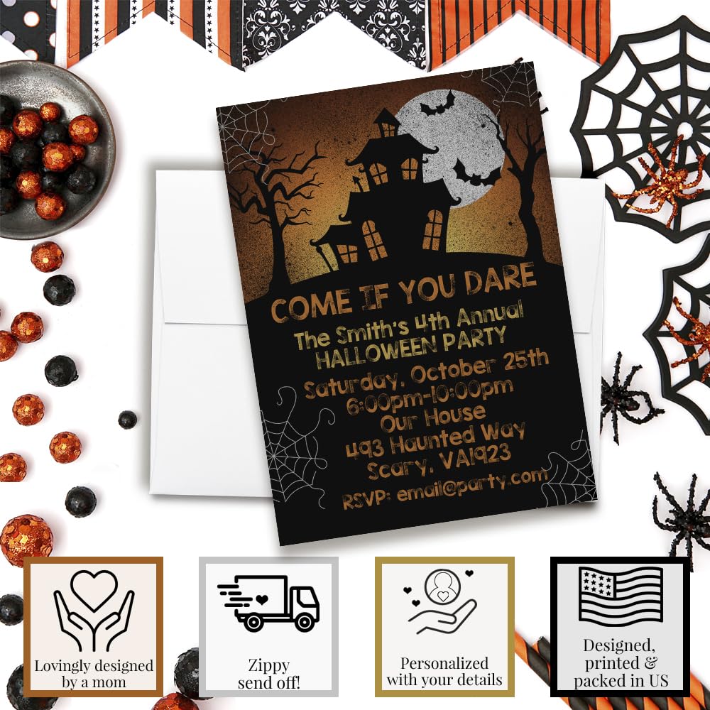 Customized Birthday Invitations Halloween Halloween Birthday