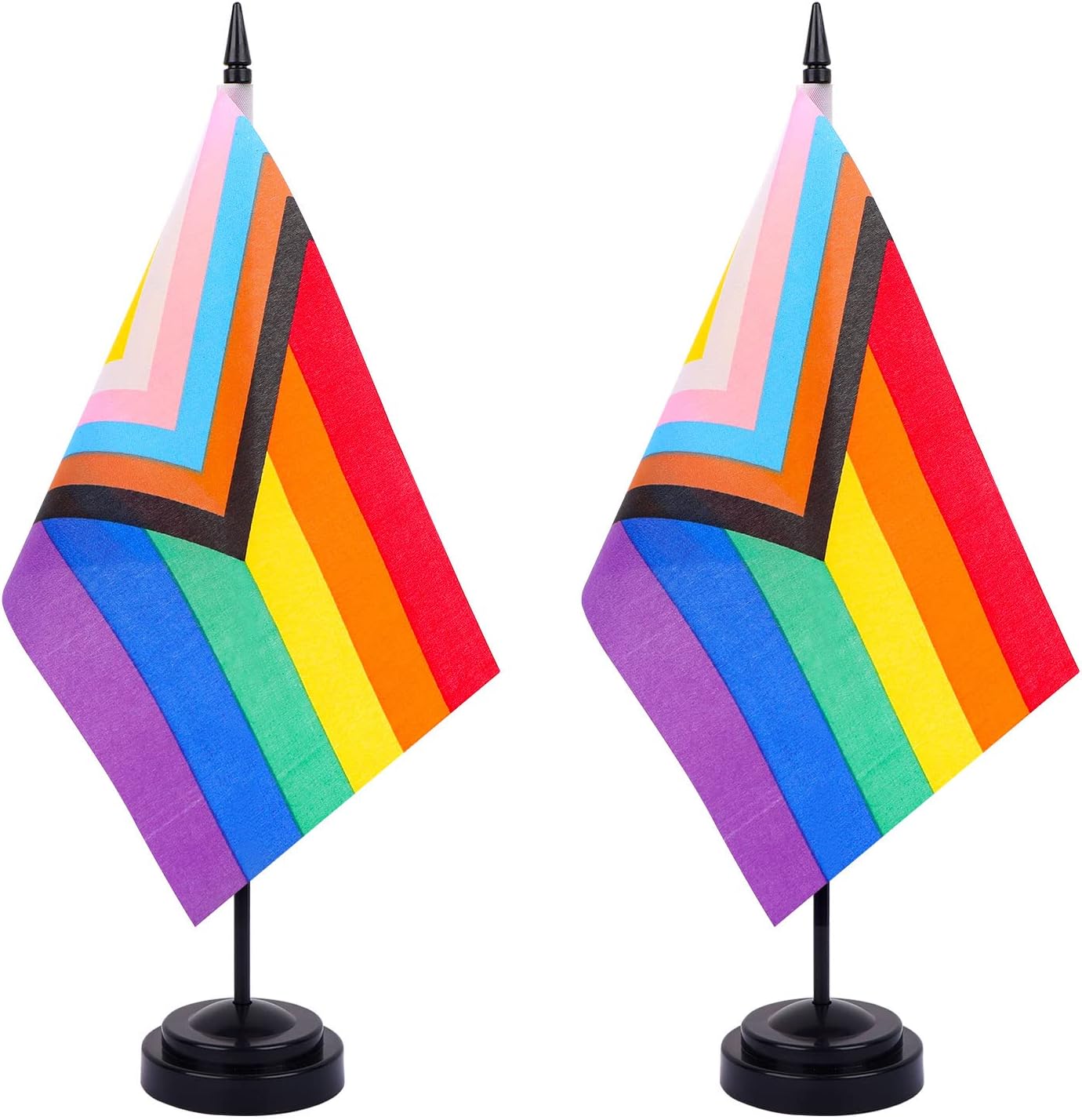 Amazon.com: WXTWK 2 Pack Pride Rainbow Flag New Intersex Progress ...