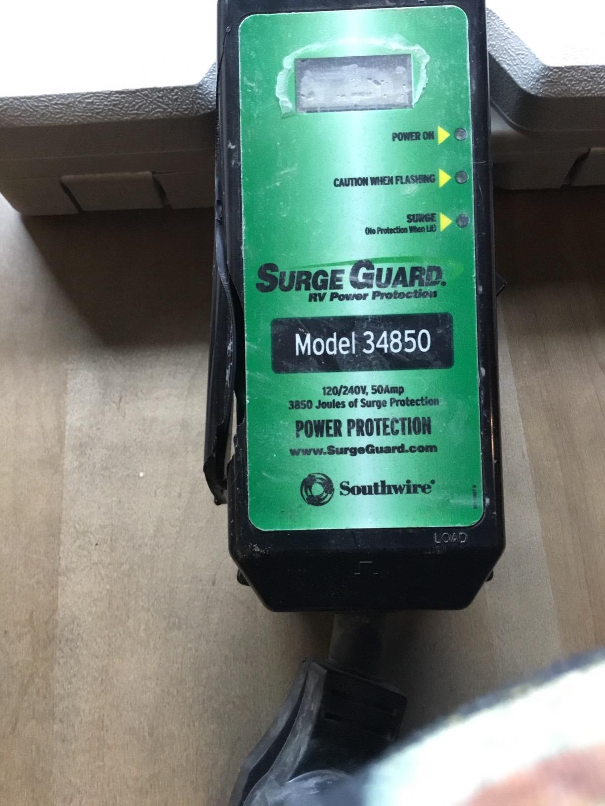 Amazon.com: Surge Guard 34850 Portable Model with LCD Display - 50 Amp ...