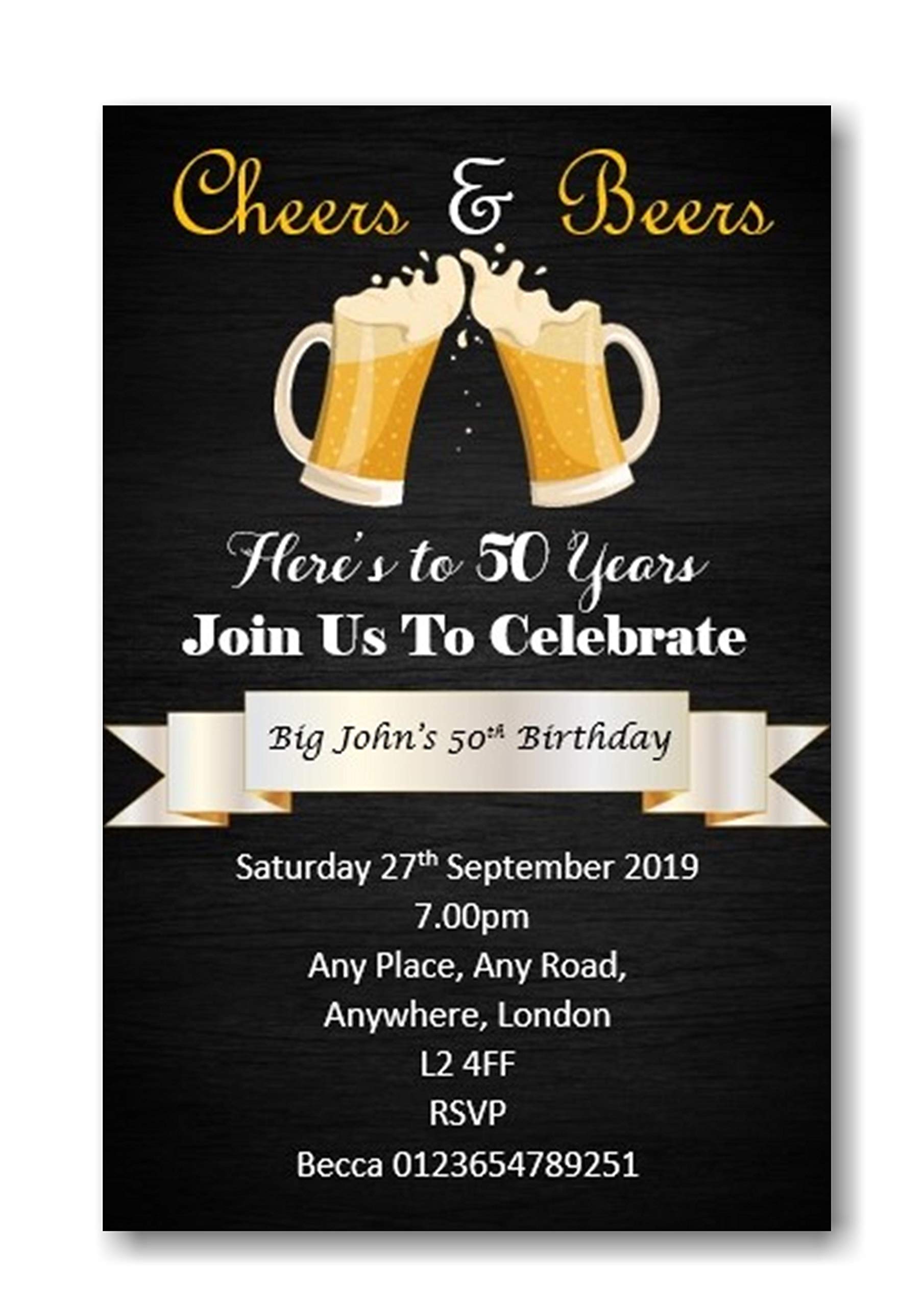 Beer Party Invitation Quotes Cheers And Beers To 30 Years Invitation