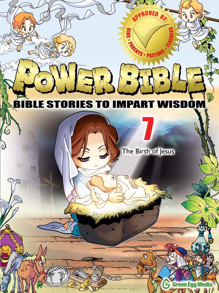 Power Bible: Bible Stories To Impart Wisdom # 7-The Birth Of Jesus: Kim ...