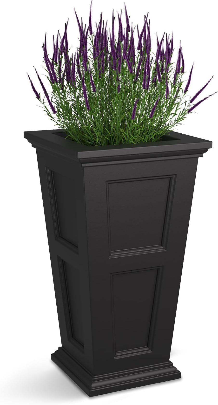 Amazon.com : Veradek Brixton Series Tall Plastic Planter - Large ...