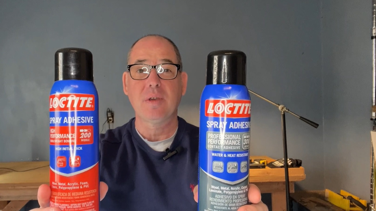Watch Choose the Right One! Loctite 200 vs 300 Spray Adhesives! on ...