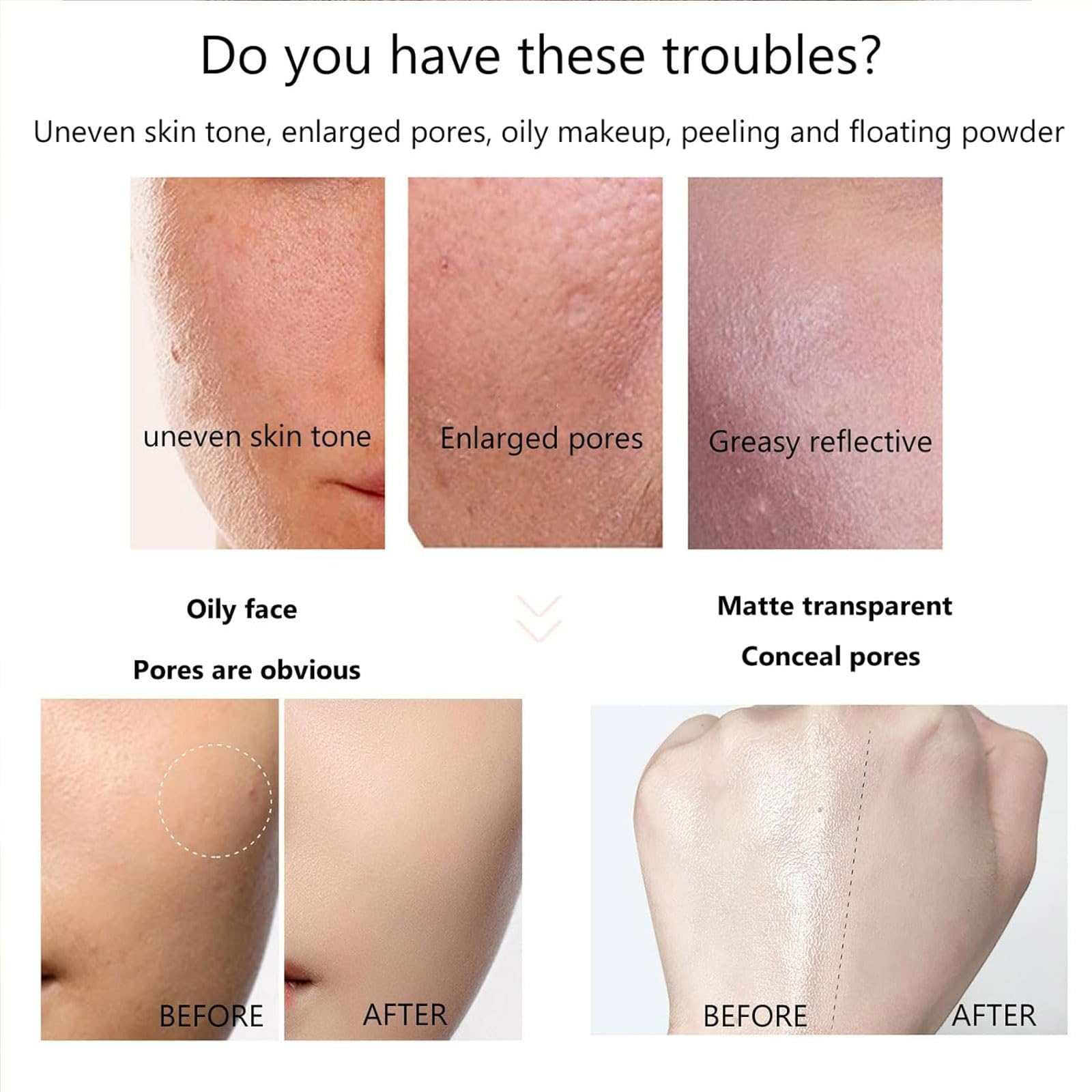 Snapklik.com : Oil Control Face Pressed Powder, Jelly Pressed Face ...