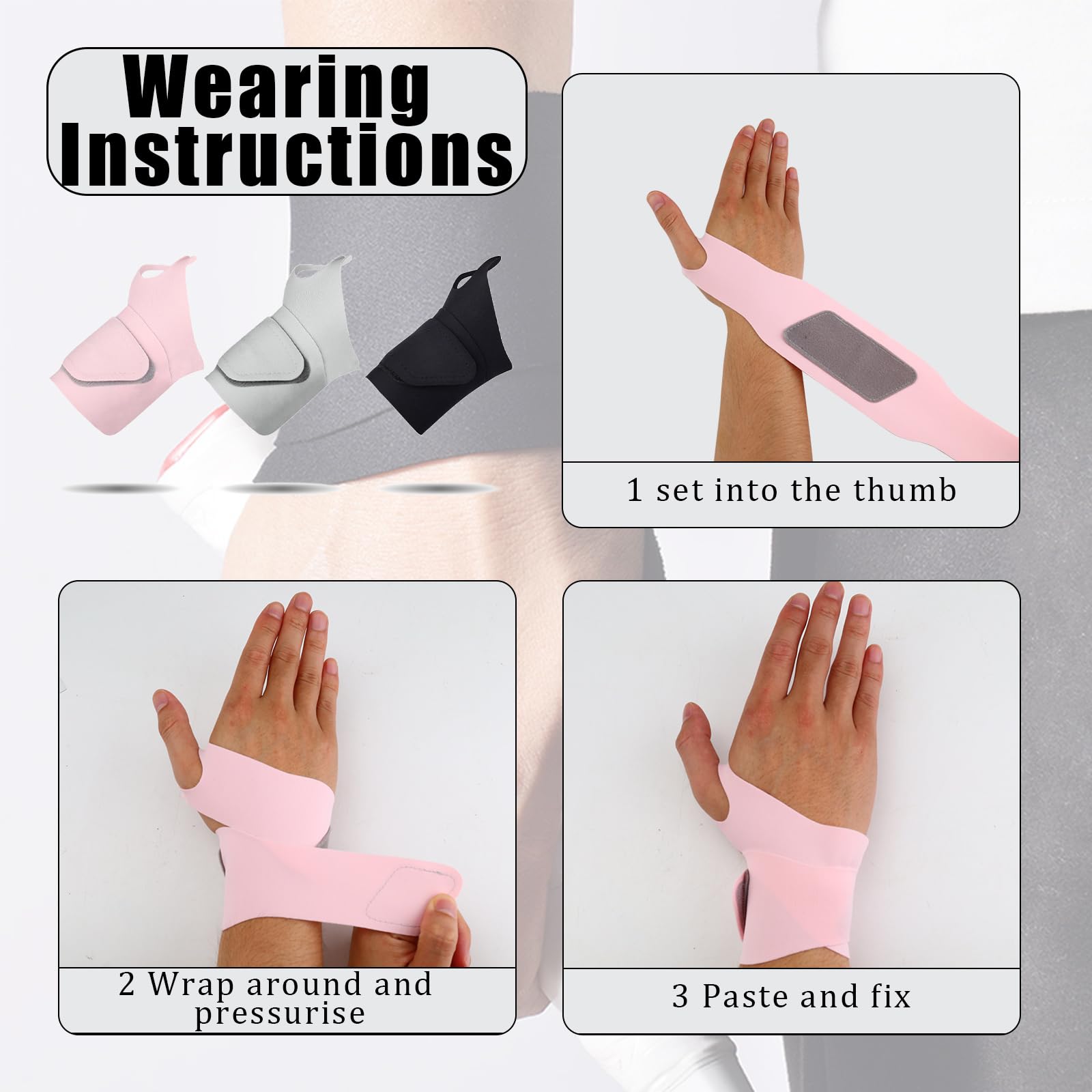 Snapklik.com : BangBoom 2 Pieces 0.35" Ultra Thin Compression Wrist ...