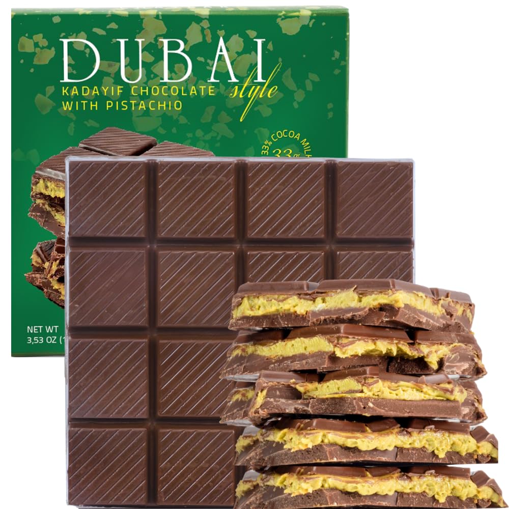 Dubai Chocolate Bar Pistachio and Crispy Kataifi Nepal | Ubuy