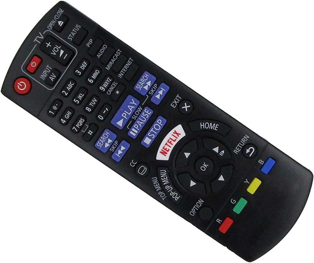 Amazon.com: HCDZ Replacement Remote Control for Panasonic DMP-BDT360 ...