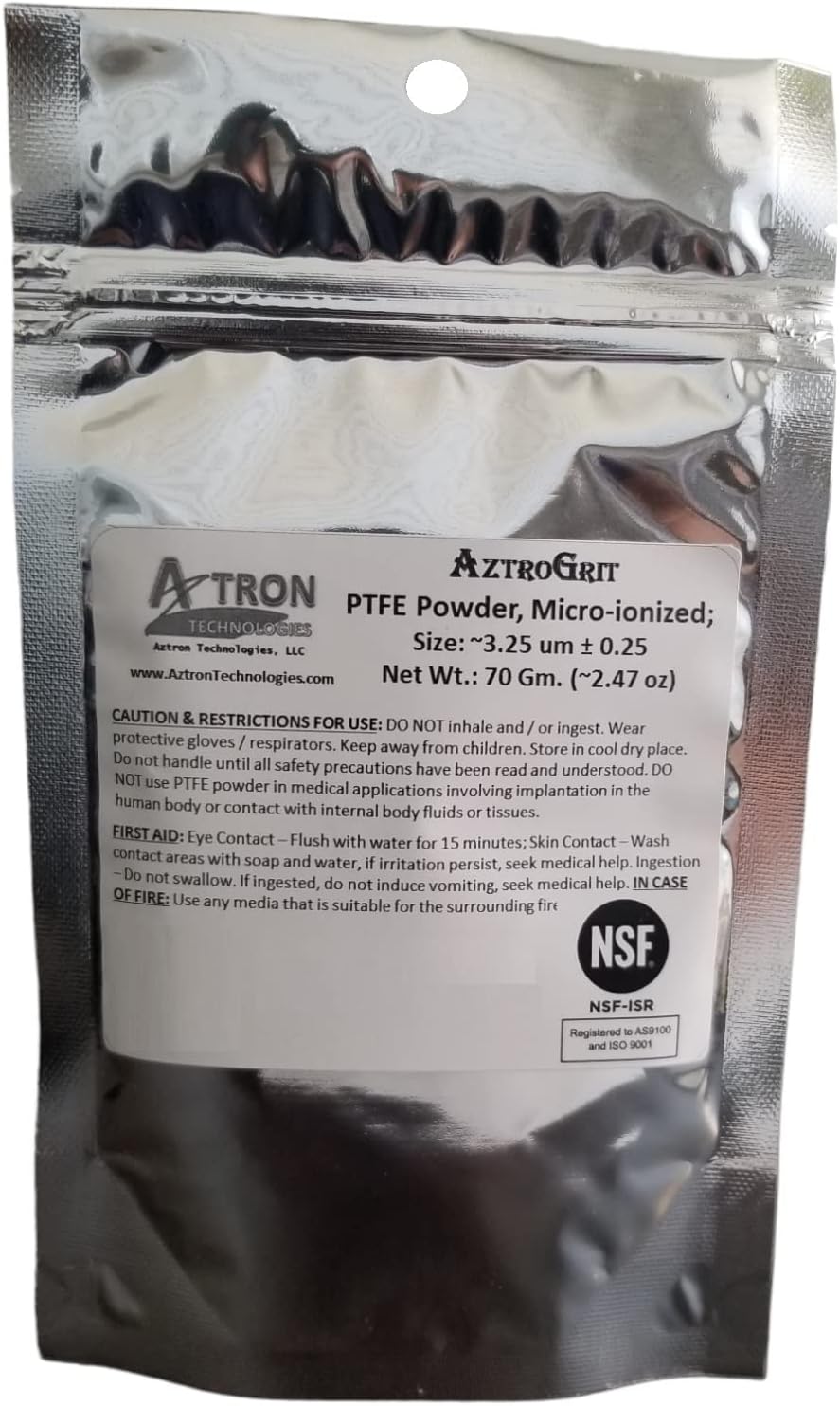 Amazon.com: AztroGrit PTFE Powder (Teflon Powder), MICRO-IONIZED**; (3. ...