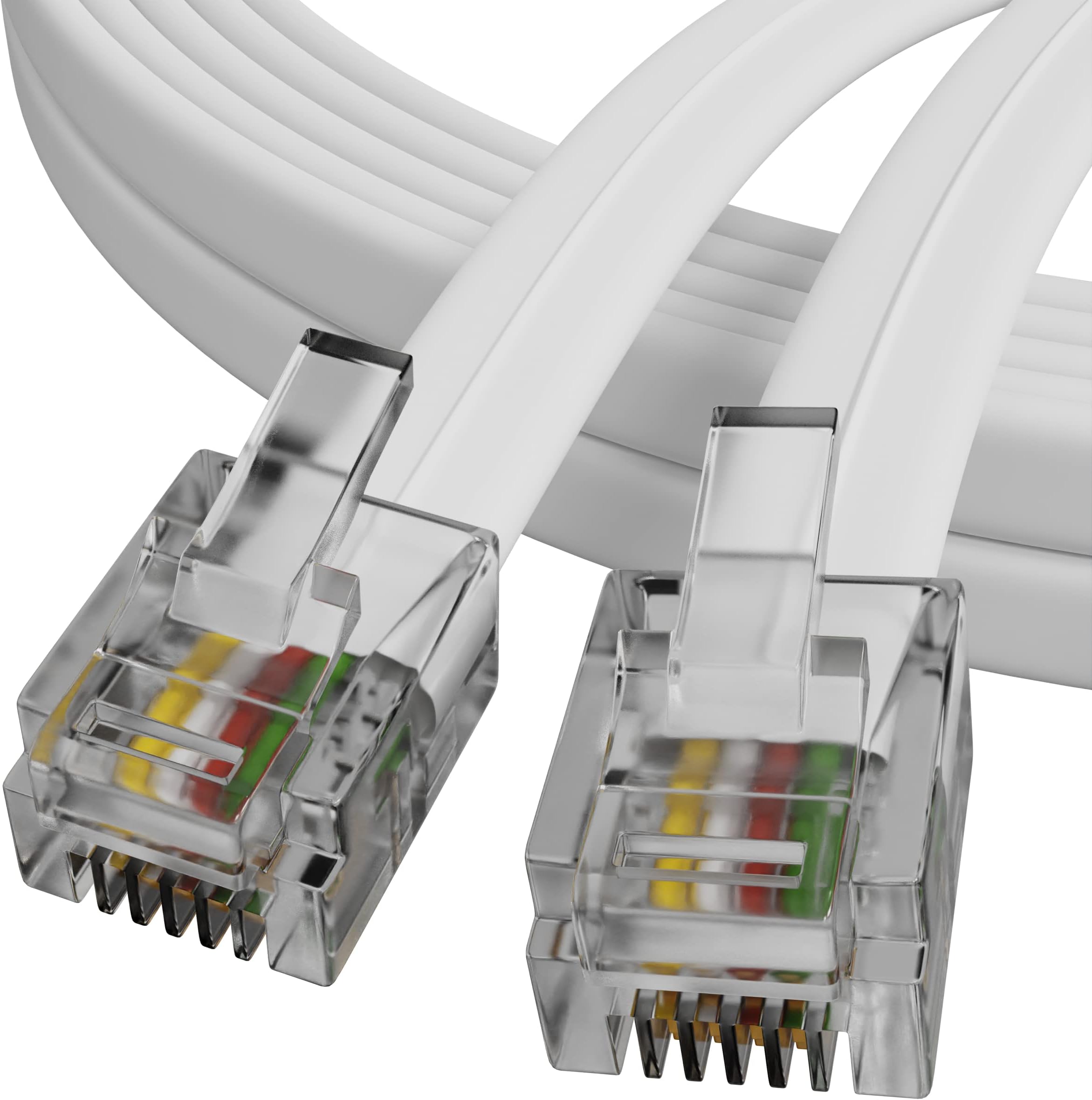 World of Data 10m ADSL Cable | RJ11 to RJ11 | High Speed Internet ...
