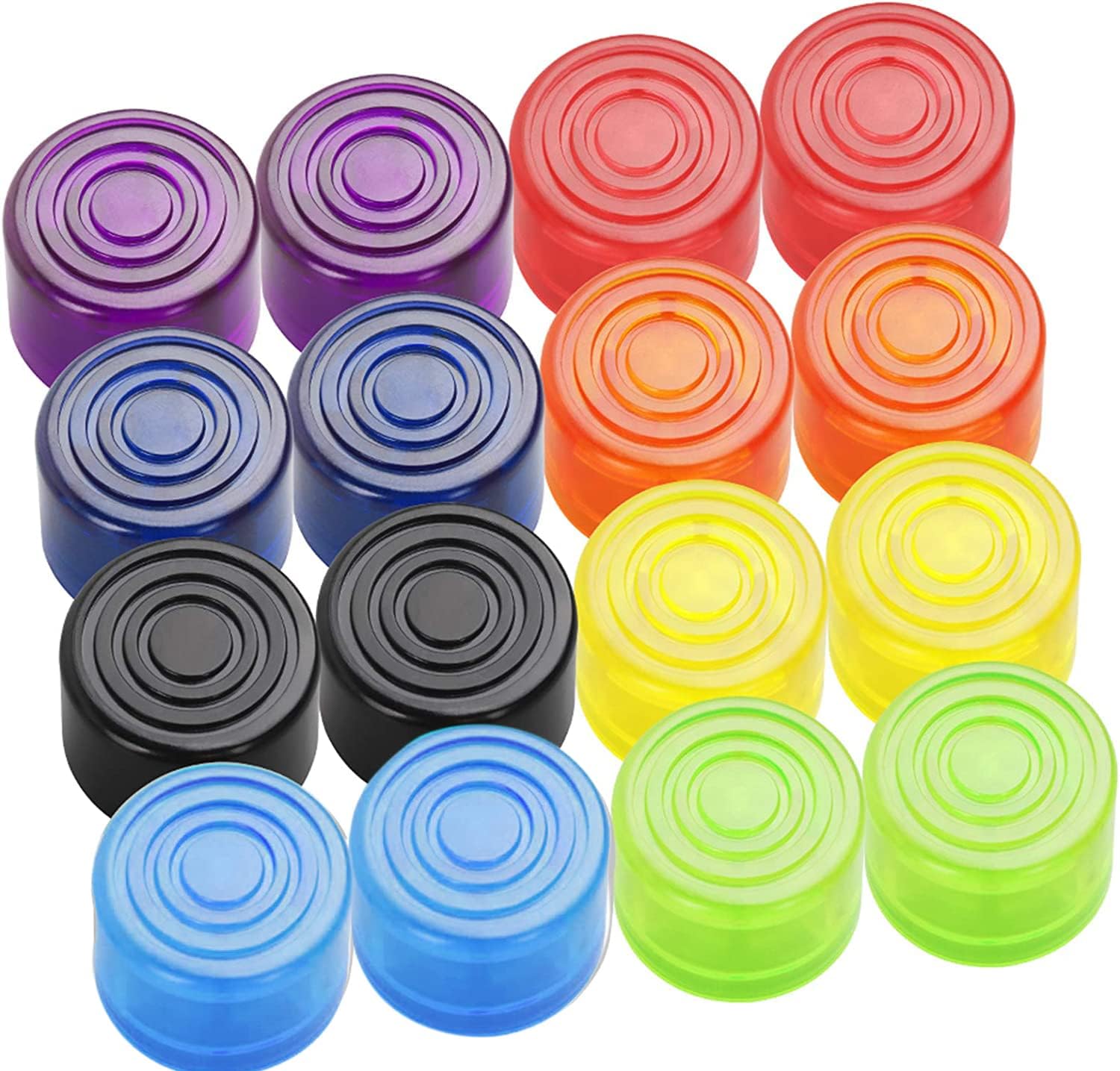 Amazon.com: Jiayouy Guitar Effect Pedal Footswitch Toppers Foot Nail ...