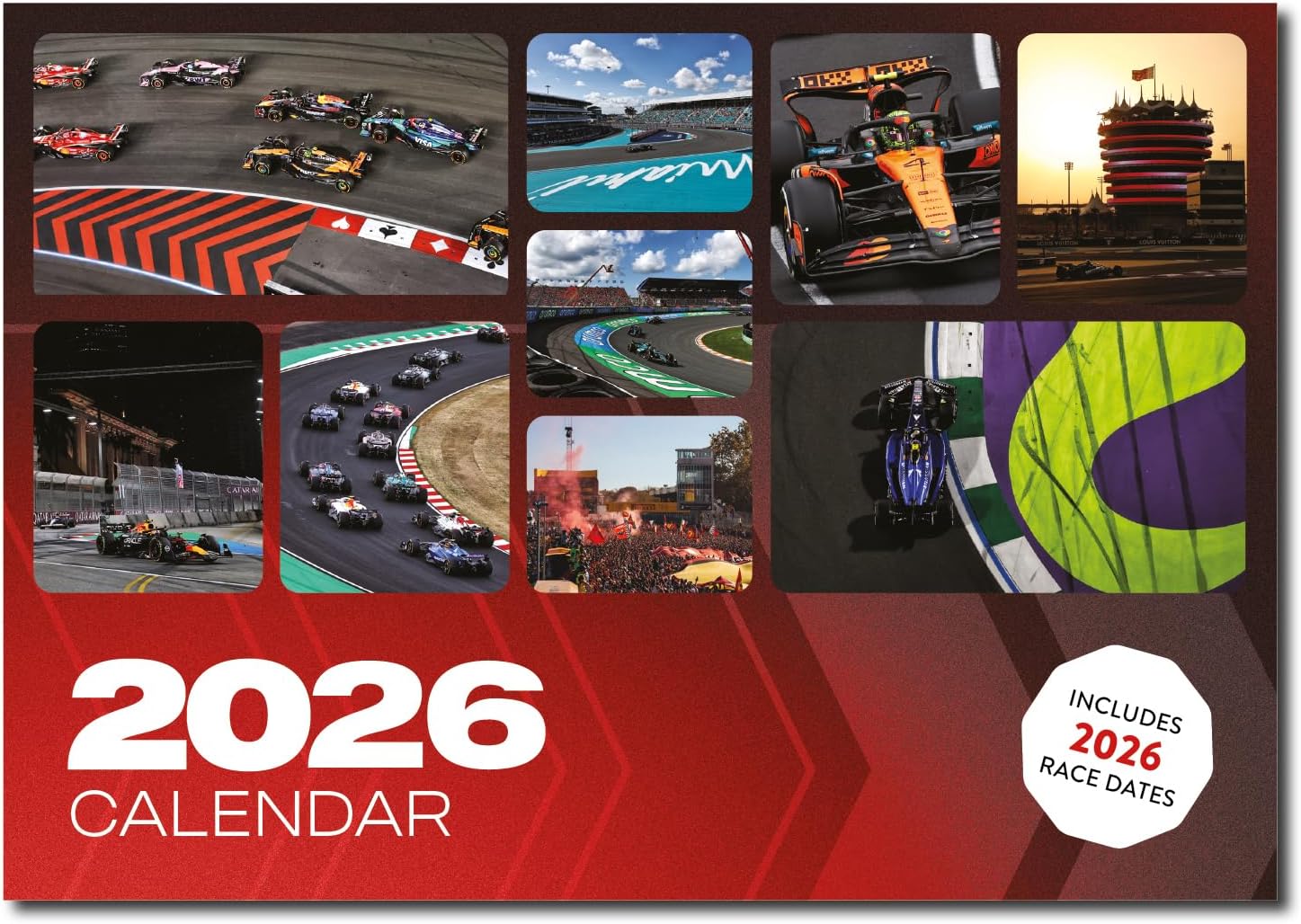 Formula 1-themed Calendar 2026 Season F1 Wall Calendar Racing Gift ...