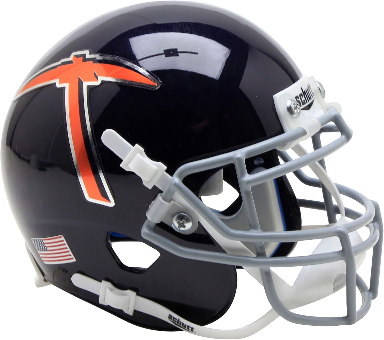 Amazon.com : Schutt UTEP Miners Mini XP Authentic Helmet Navy Blue with ...