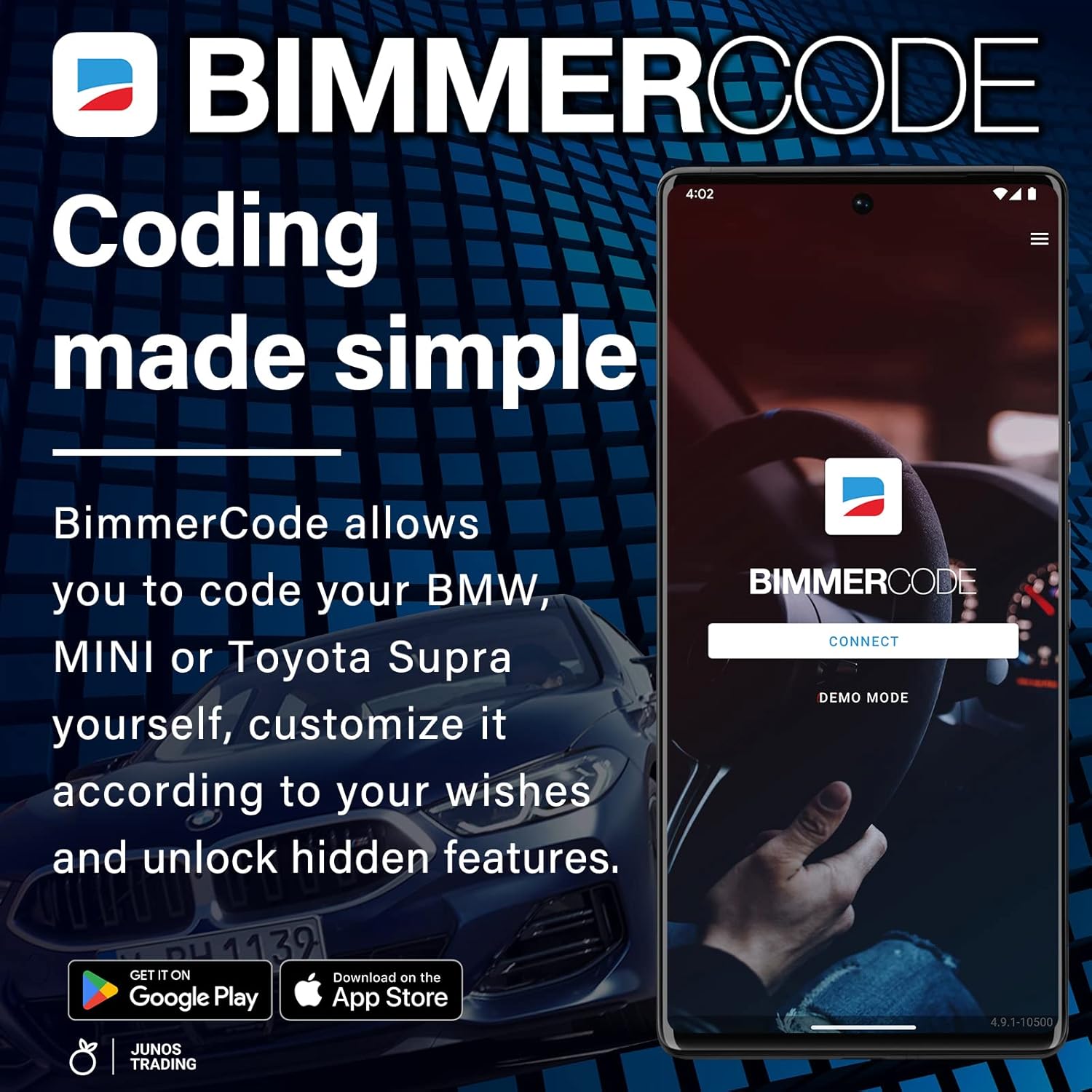 BODAC UniCarScan UCSI-2100 OBD2 Bluetooth 4.0 Adapter Bimmer