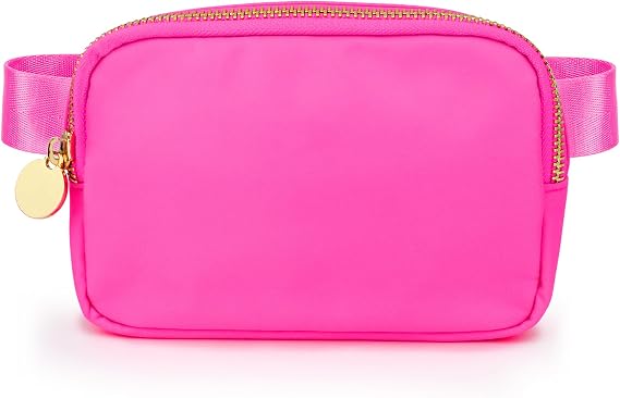 Amazon.com | Hot Pink Belt Bag for Women & Girls – Stylish Fanny Pack ...