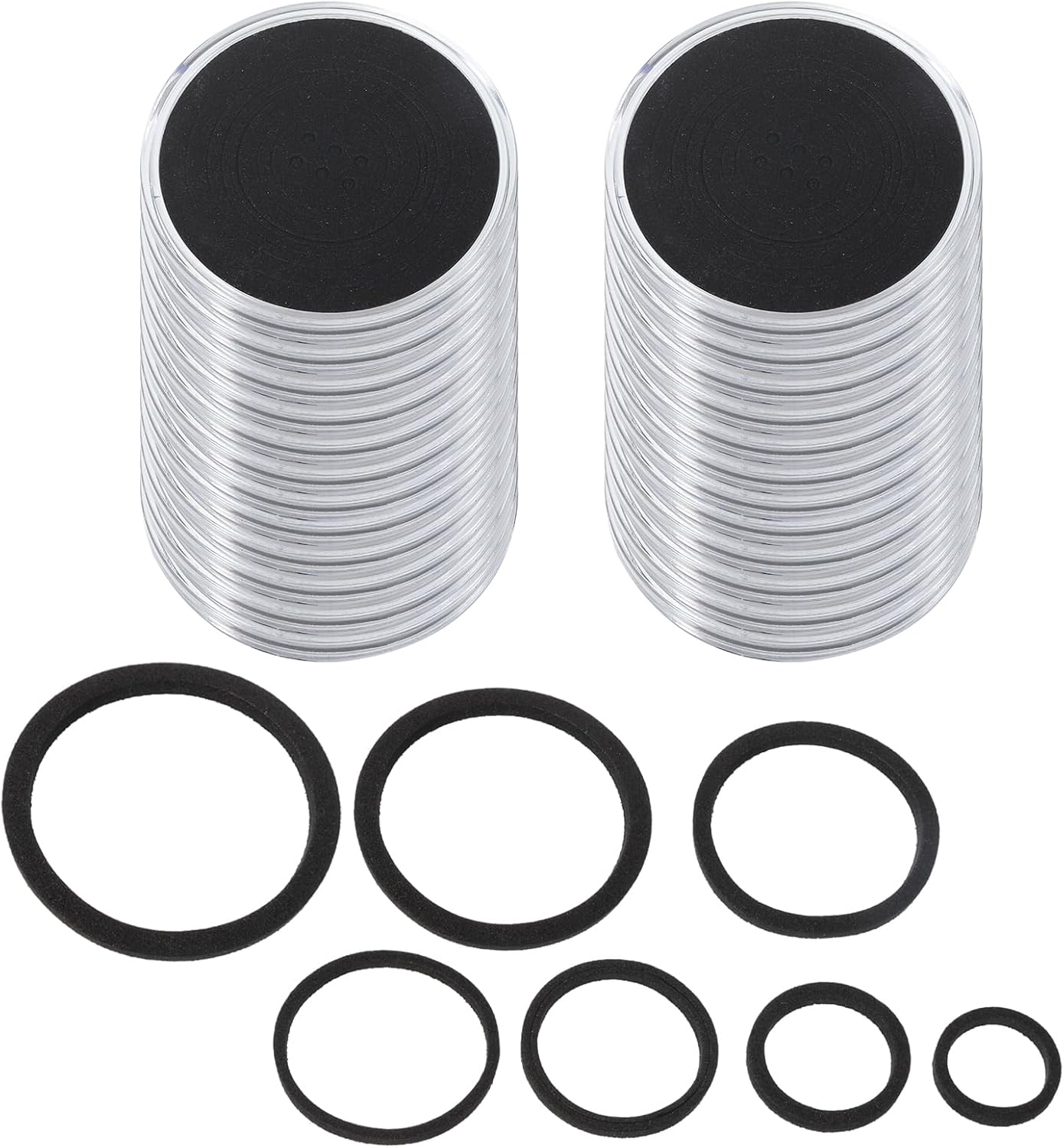 Amazon.com : PATIKIL Coin Snap Holder, 24 Pack Silver Dollar Coin ...