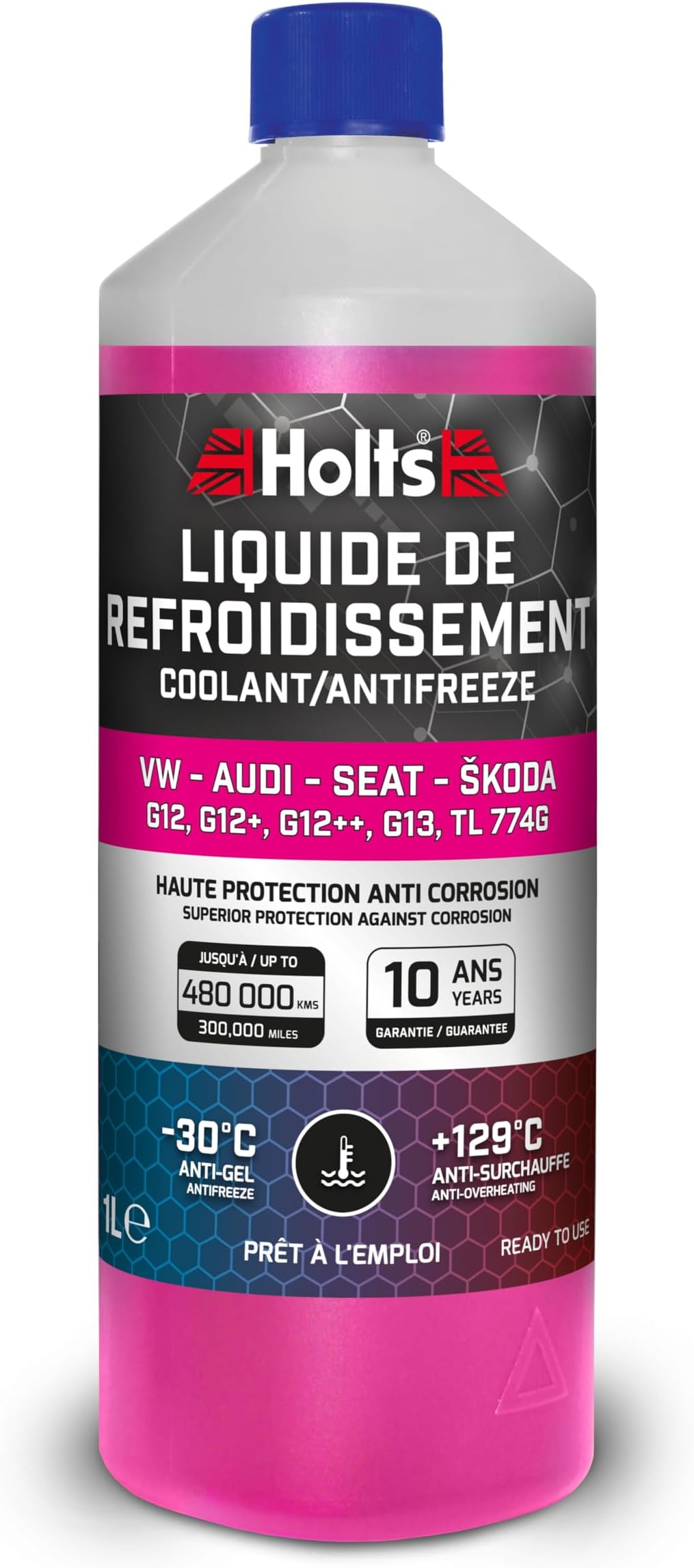 Holts HAFR0005B Antifreeze Coolant for Car VW-Audi-Seat-Skoda G12, G12 ...