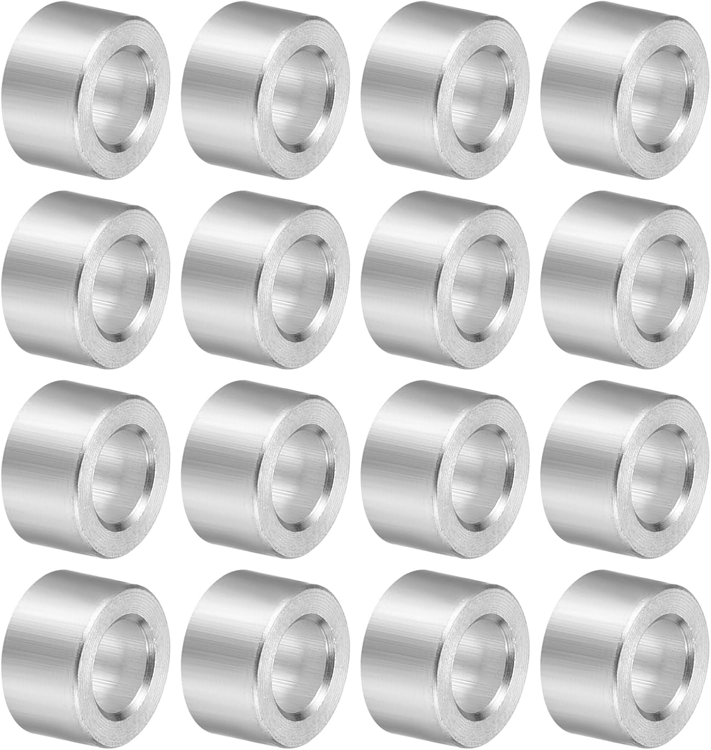 Amazon.com: uxcell 16Pcs Aluminum Spacers, 4mm ID x 7mm OD x 4mm Length ...