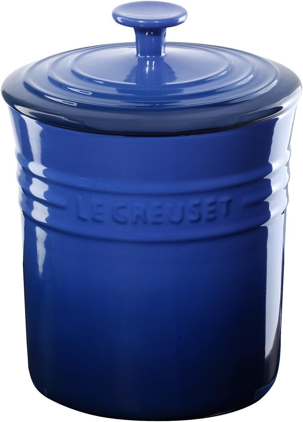 Le Creuset Stoneware Storage Jar, Graded Blue, 2.1 Litre : Amazon.co.uk ...