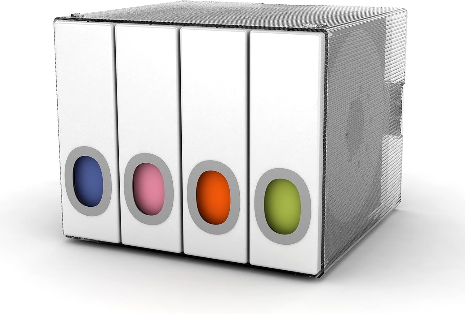 Amazon.com: Atlantic Polypropylene Sleeve Disc Organizer - Stack & Lock ...