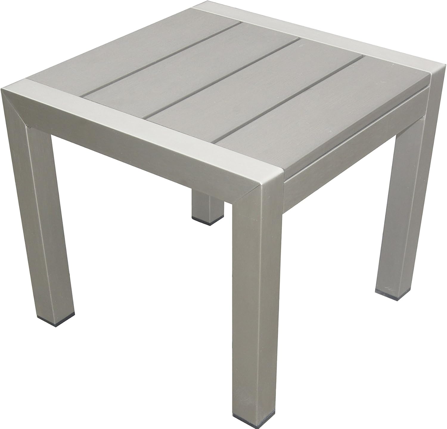 Pangea Home Joseph Side Table, Gray : Amazon.co.uk: Home & Kitchen