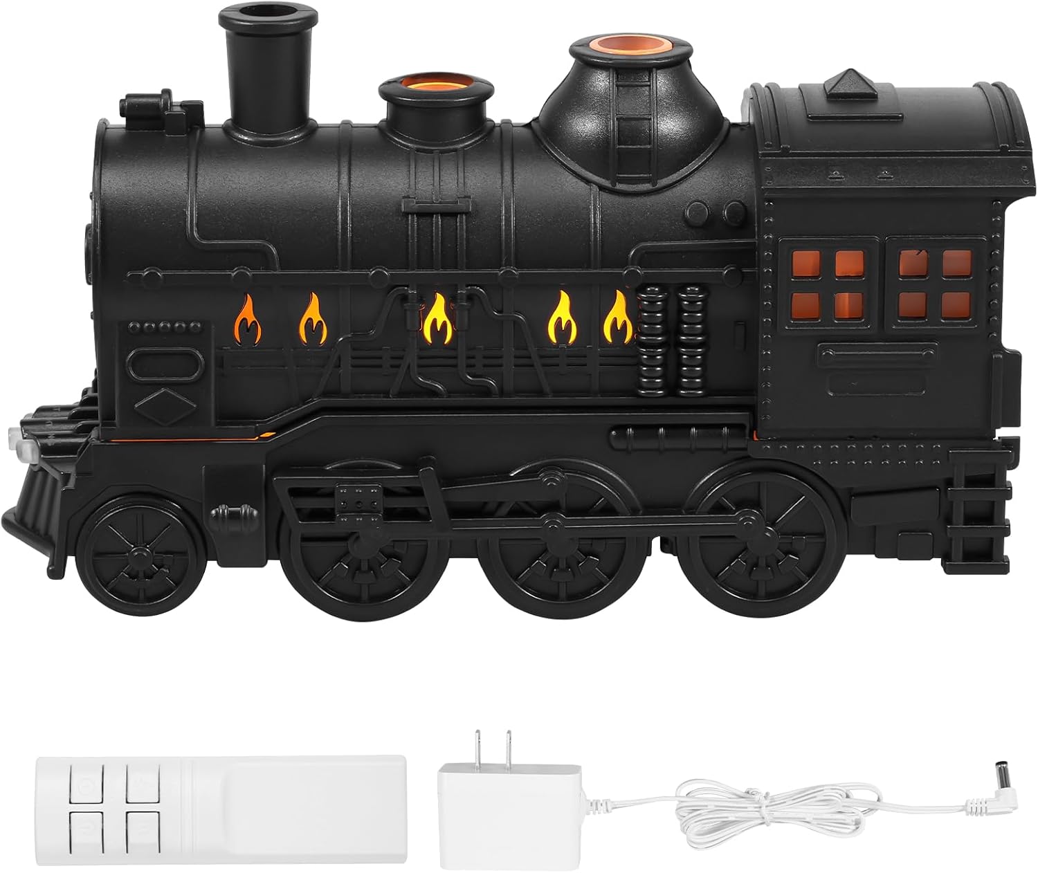 Amazon.com: Train Essential Oil Diffuser,300ml Retro Train Humidifier ...