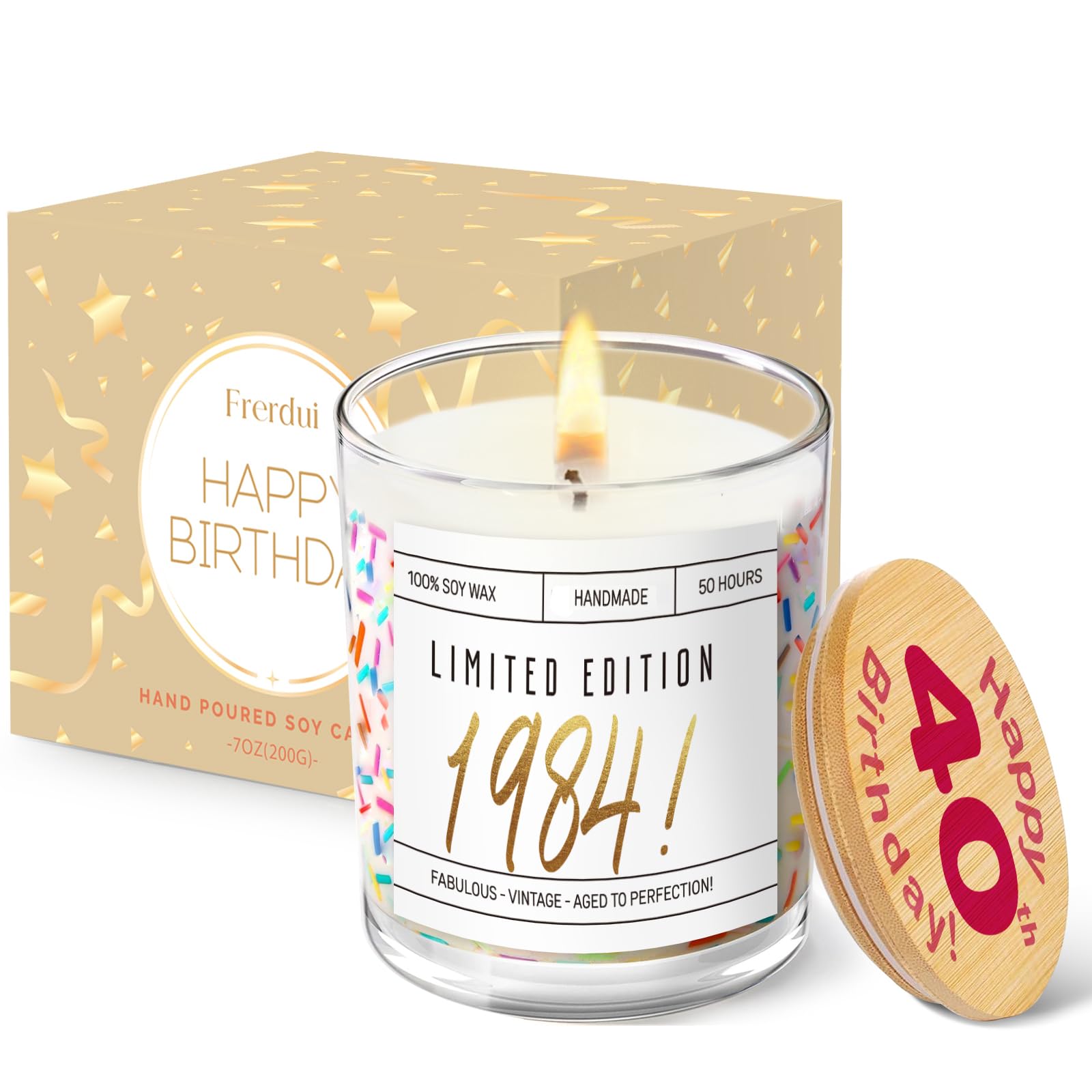 Amazon.com: 40th Birthday Gifts for Women Men 40 Birthday, Happy 40th ...