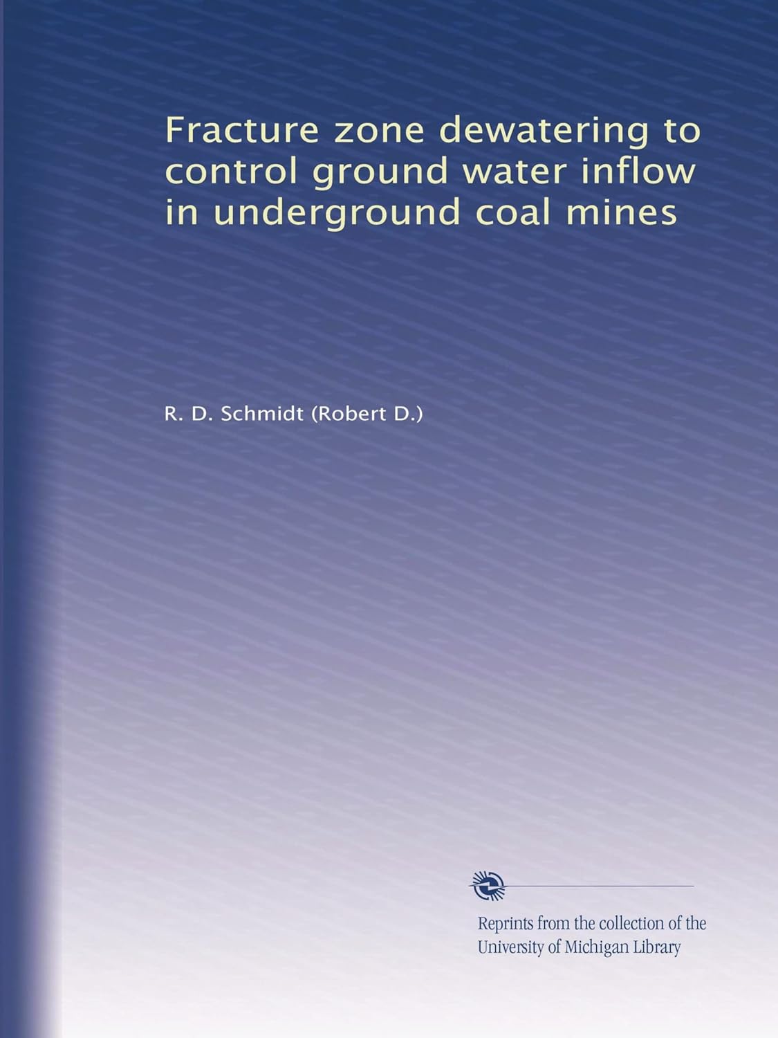 Amazon.com: Fracture zone dewatering to control ground water inflow in underground coal mines ...