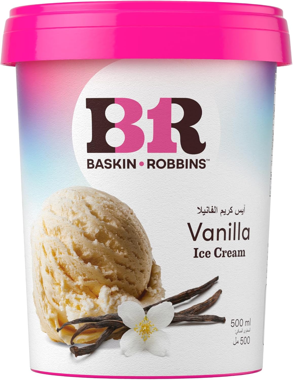 Baskin Robbins Vanilla Ice Cream, 500 ml : Amazon.ae: Grocery