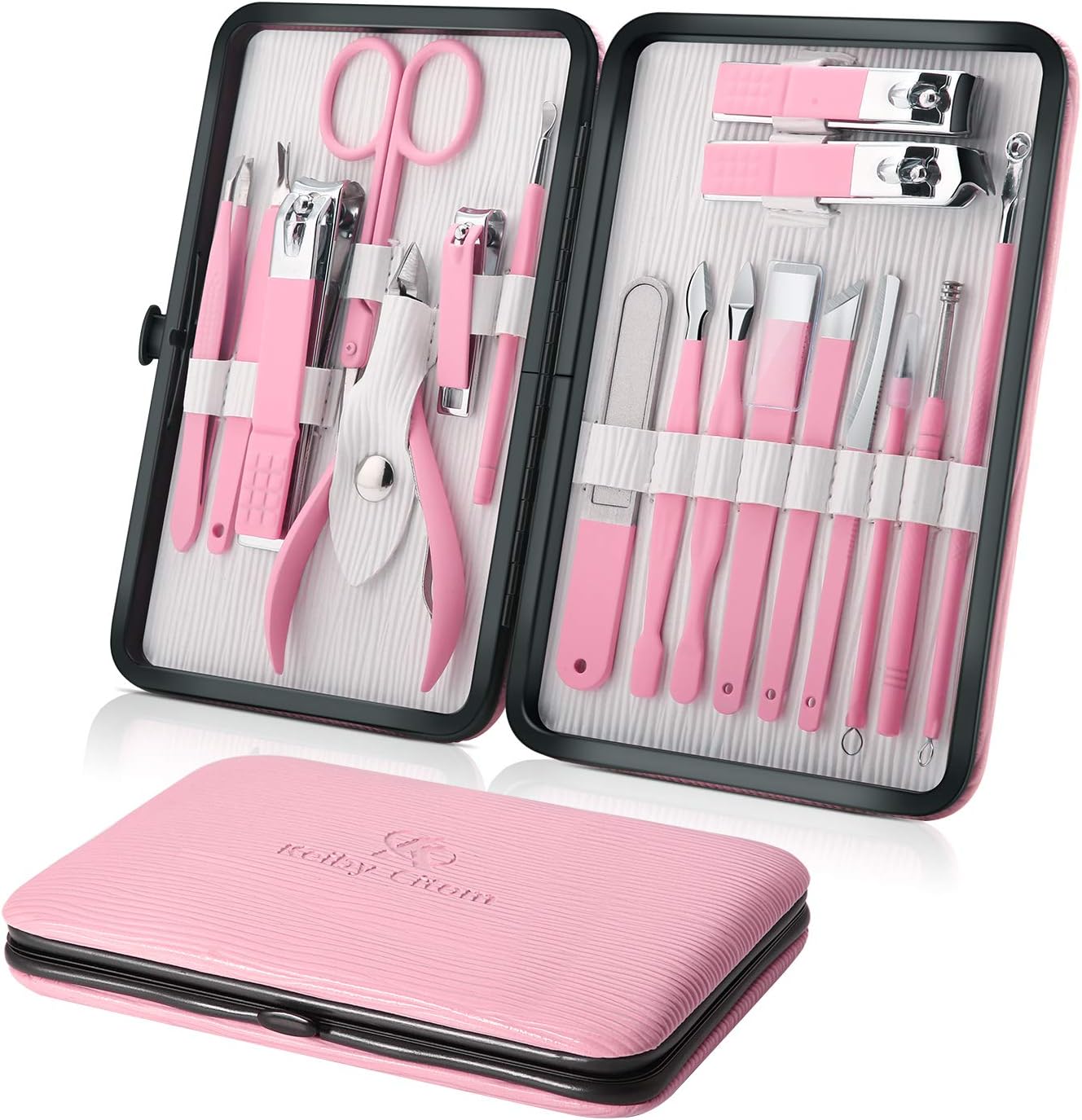 Amazon.com : Manicure Set Professional Nail Clippers Kit Pedicure Care ...