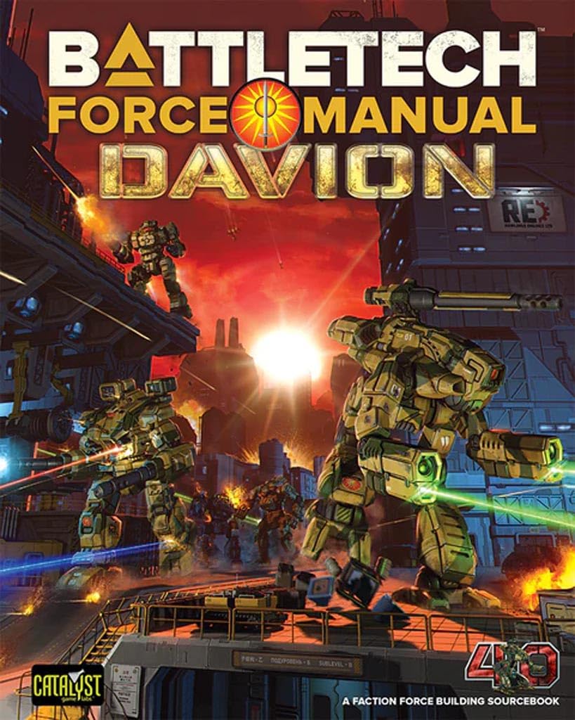 Catalyst Game Labs BattleTech | Book | Force Manual Davion Ages 14 ...