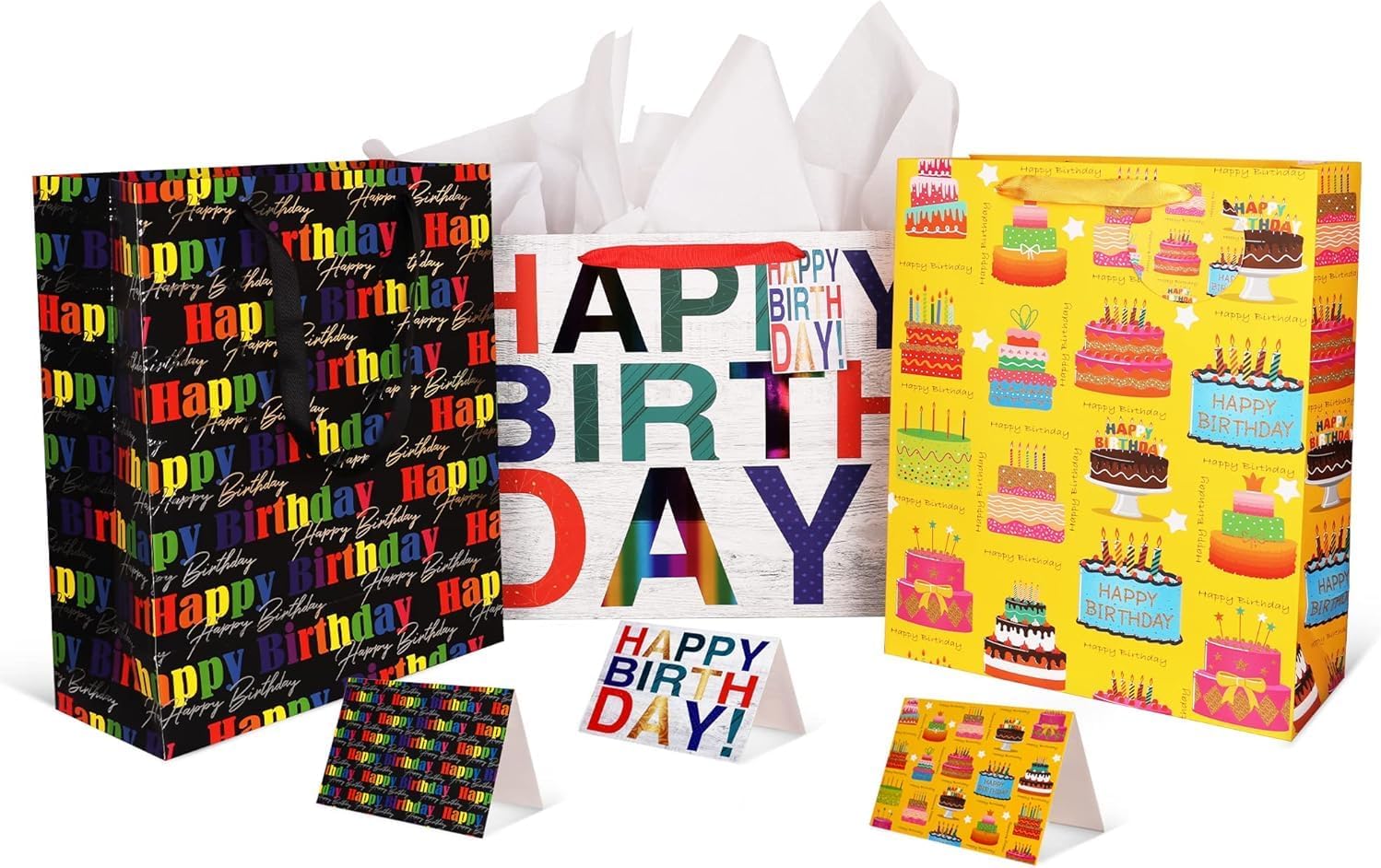 Amazon.com: Giiffu Extra Large Gift Bags for Birthday Party with Handle ...
